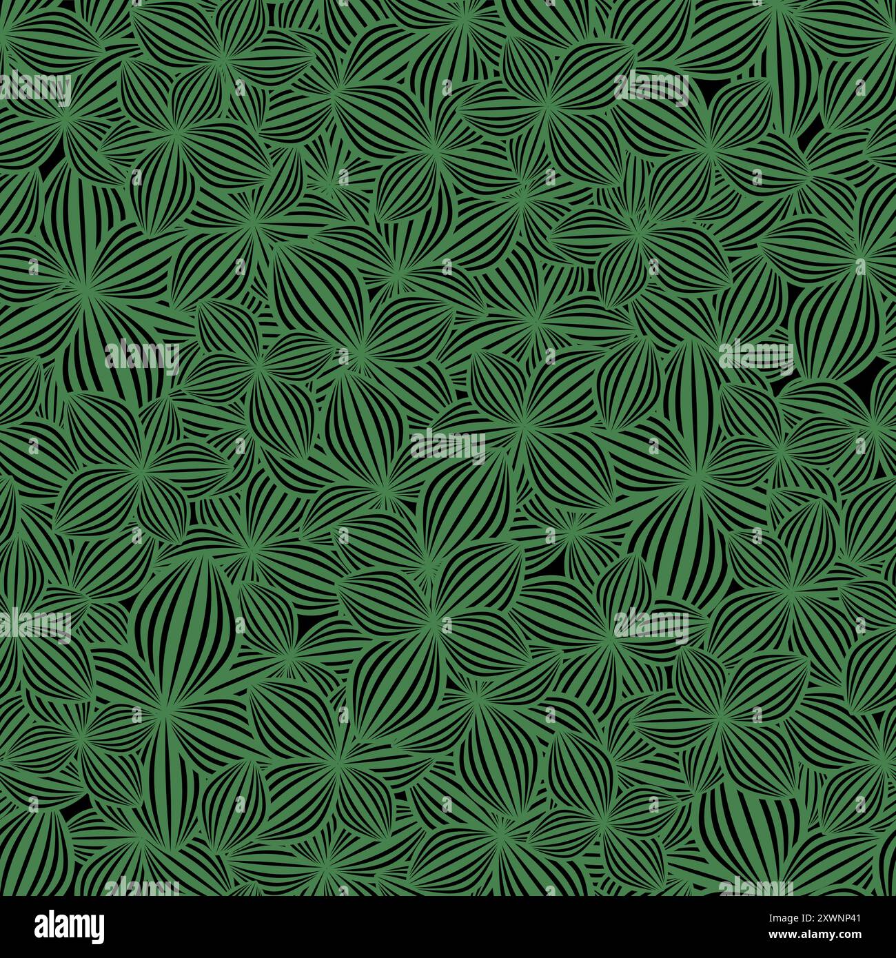 Green leaf pattern seamless. Plantain background Stock Vector Image ...