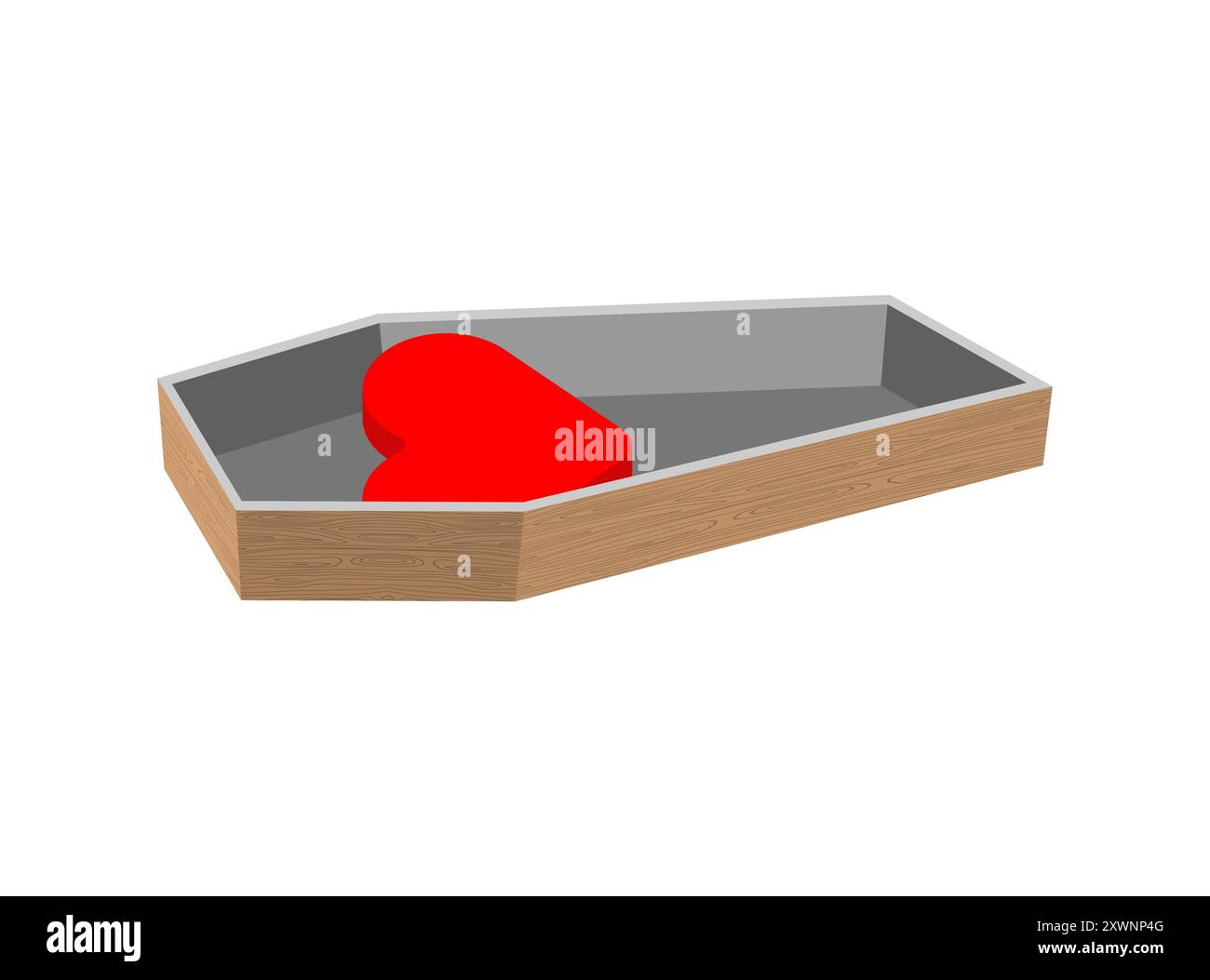 Love buried in cemetery Stock Vector Images - Alamy