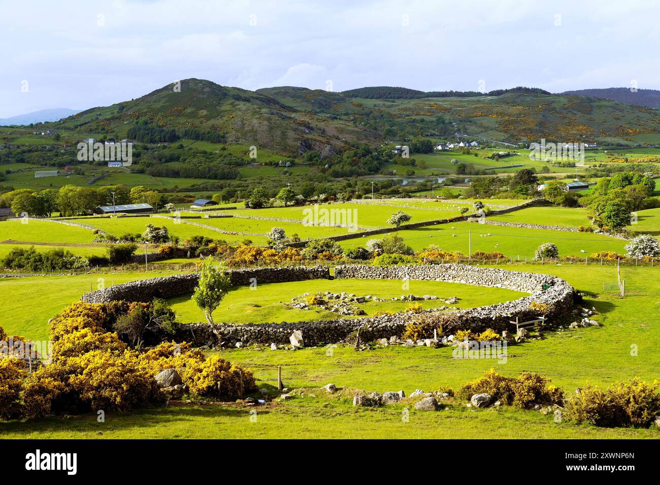 Drumena Cashel, near Castlewellan, County Down, Northern Ireland ...