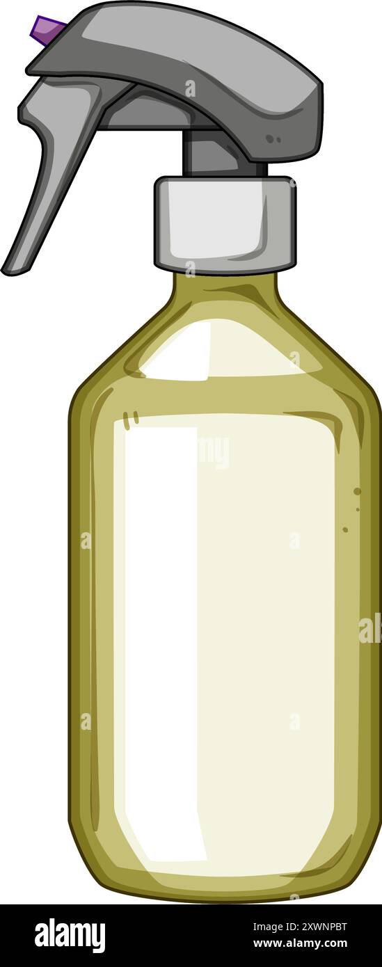 glass spray bottle cartoon vector illustration Stock Vector Image & Art ...