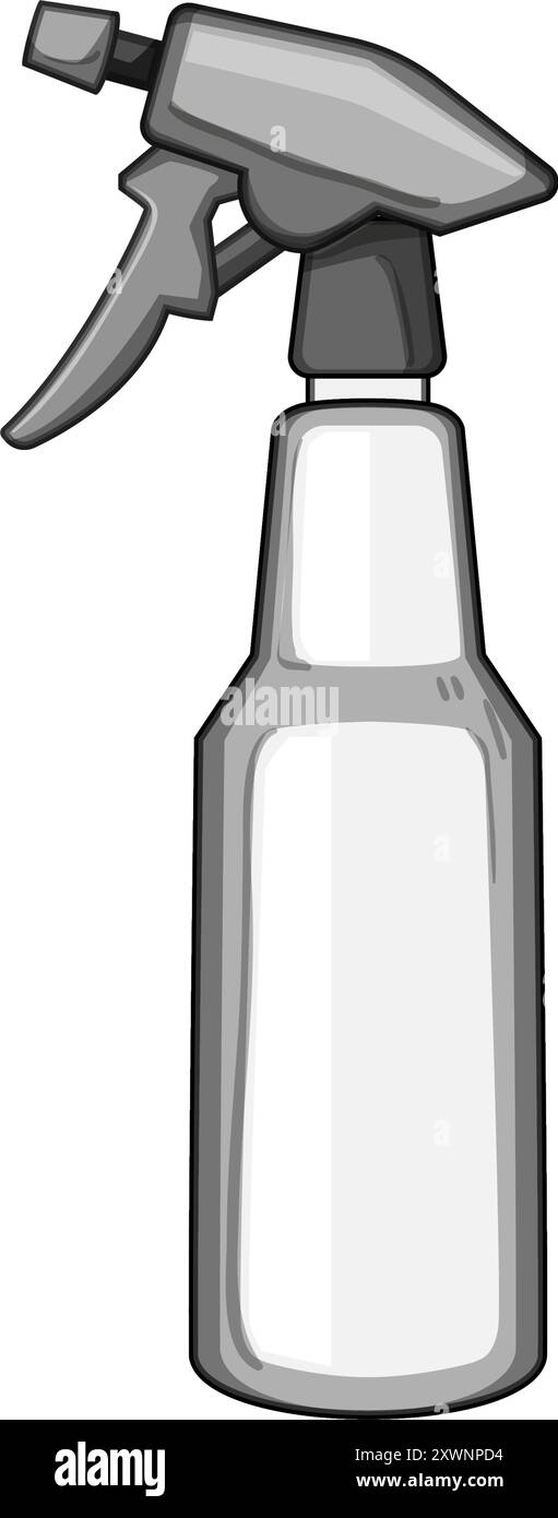 mist spray bottle cartoon vector illustration Stock Vector Image & Art ...