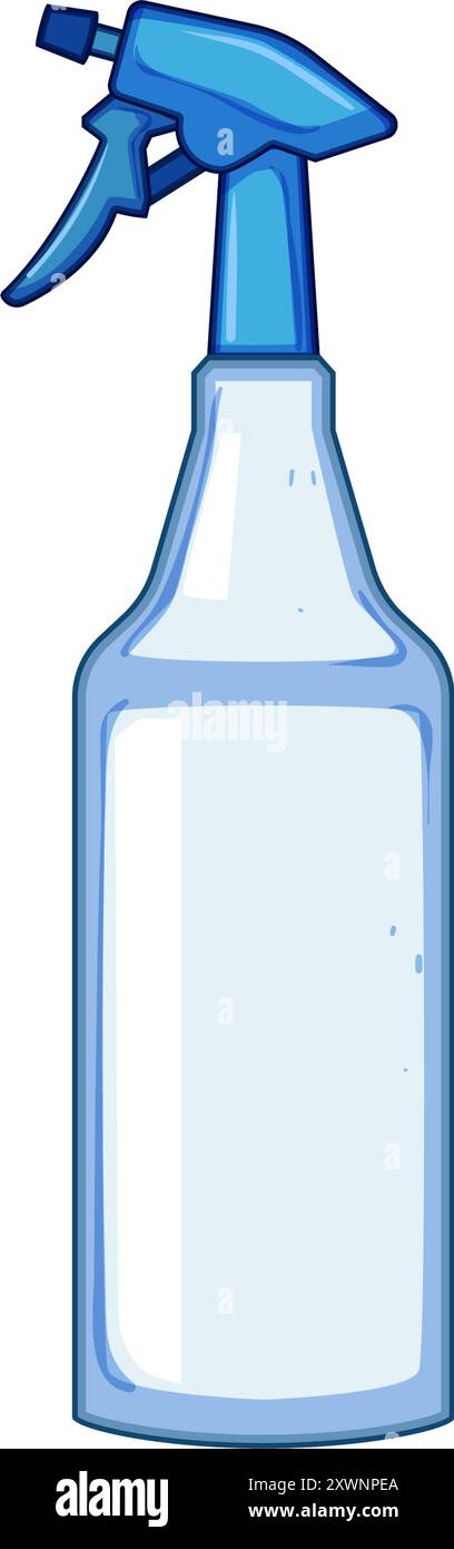 atomizer spray bottle cartoon vector illustration Stock Vector Image ...