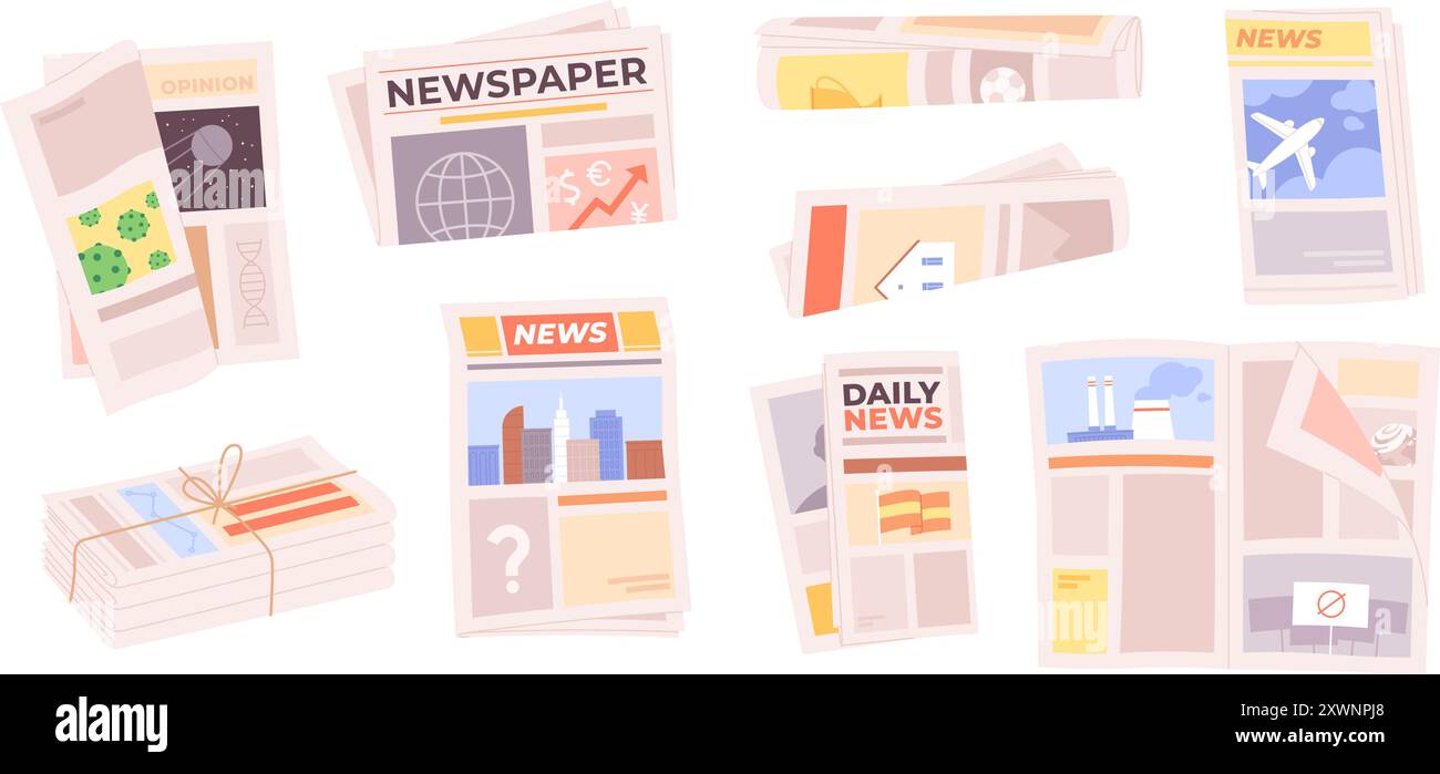 Financial times page Stock Vector Images - Alamy