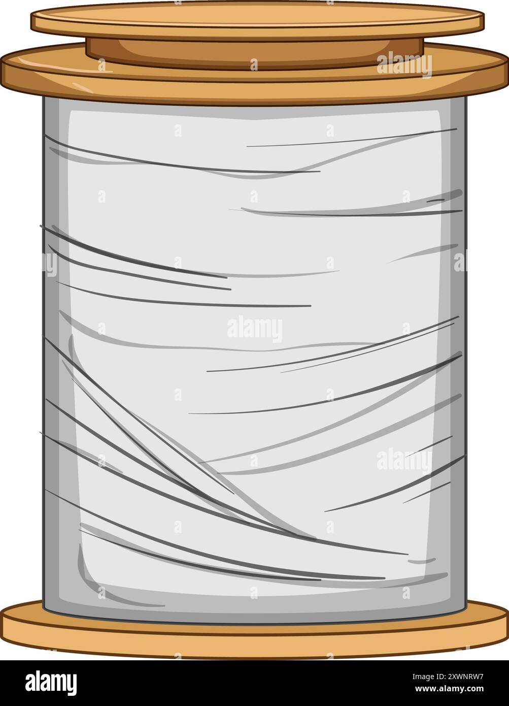 craft thread spool cartoon vector illustration Stock Vector Image & Art ...