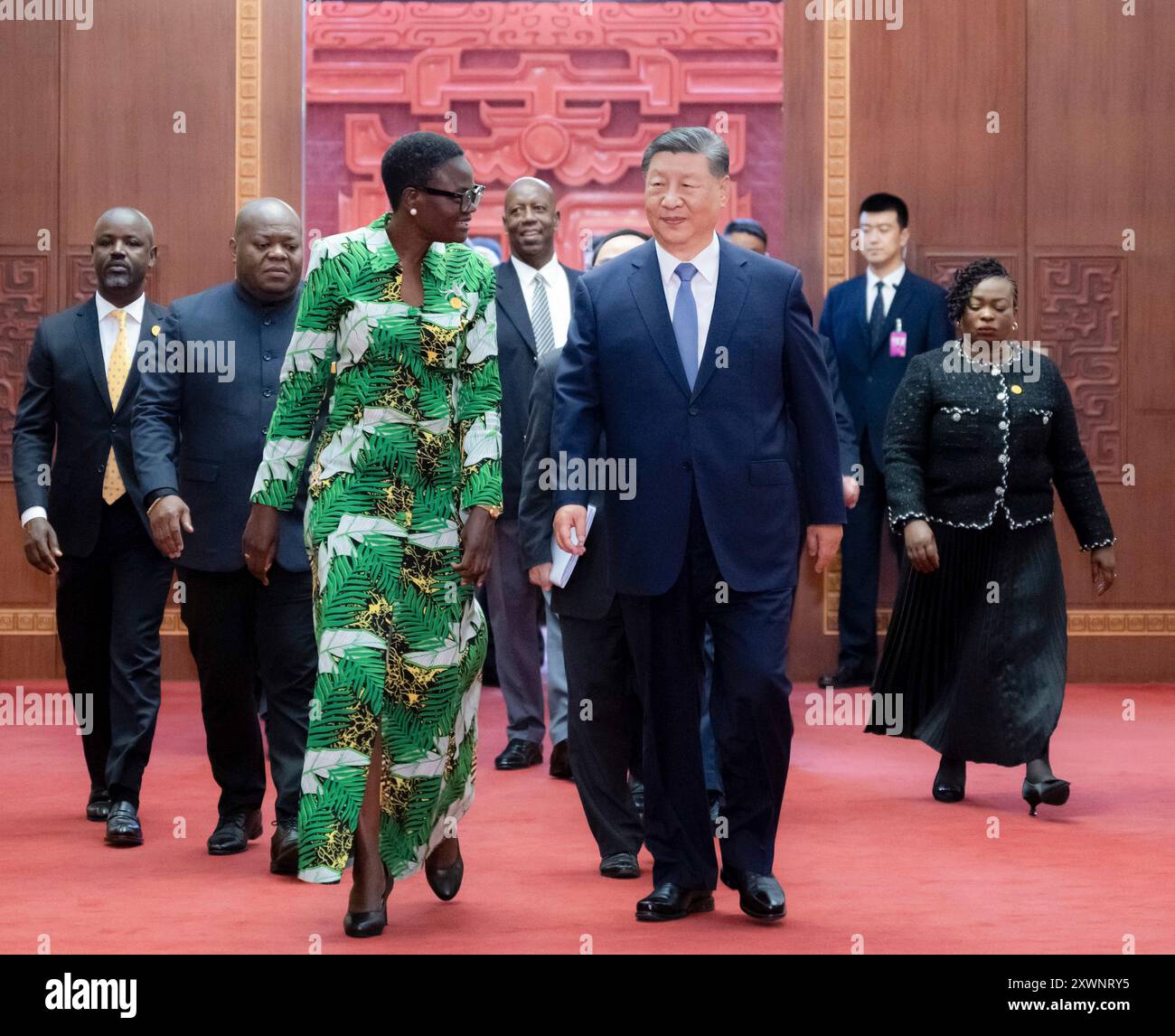 Beijing, China. 20th Aug, 2024. Chinese President Xi Jinping meets with ...