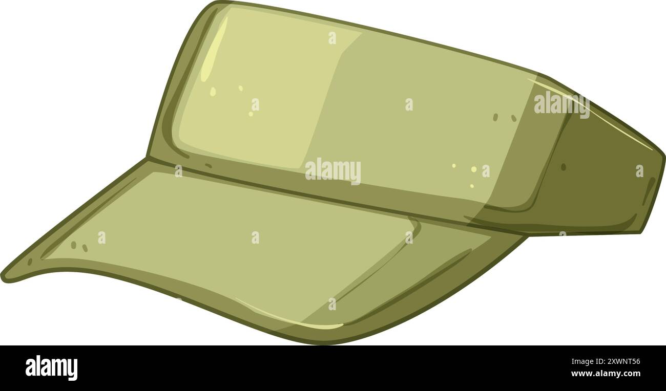 sunshade visor cap cartoon vector illustration Stock Vector Image & Art ...