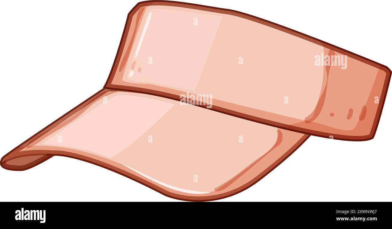 outdoor visor cap cartoon vector illustration Stock Vector Image & Art ...