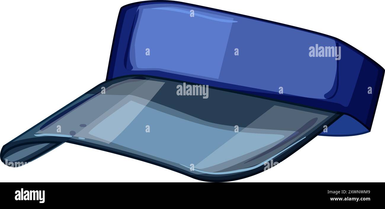 golf visor cap cartoon vector illustration Stock Vector Image & Art - Alamy