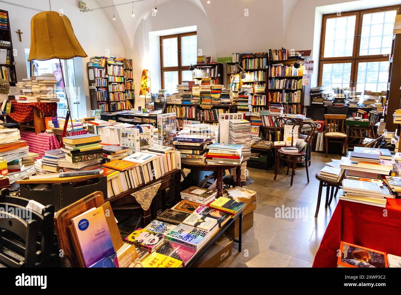 Tarabuk bookshop inside Ujazdów Castle (Zamek Ujazdowski) housing the ...