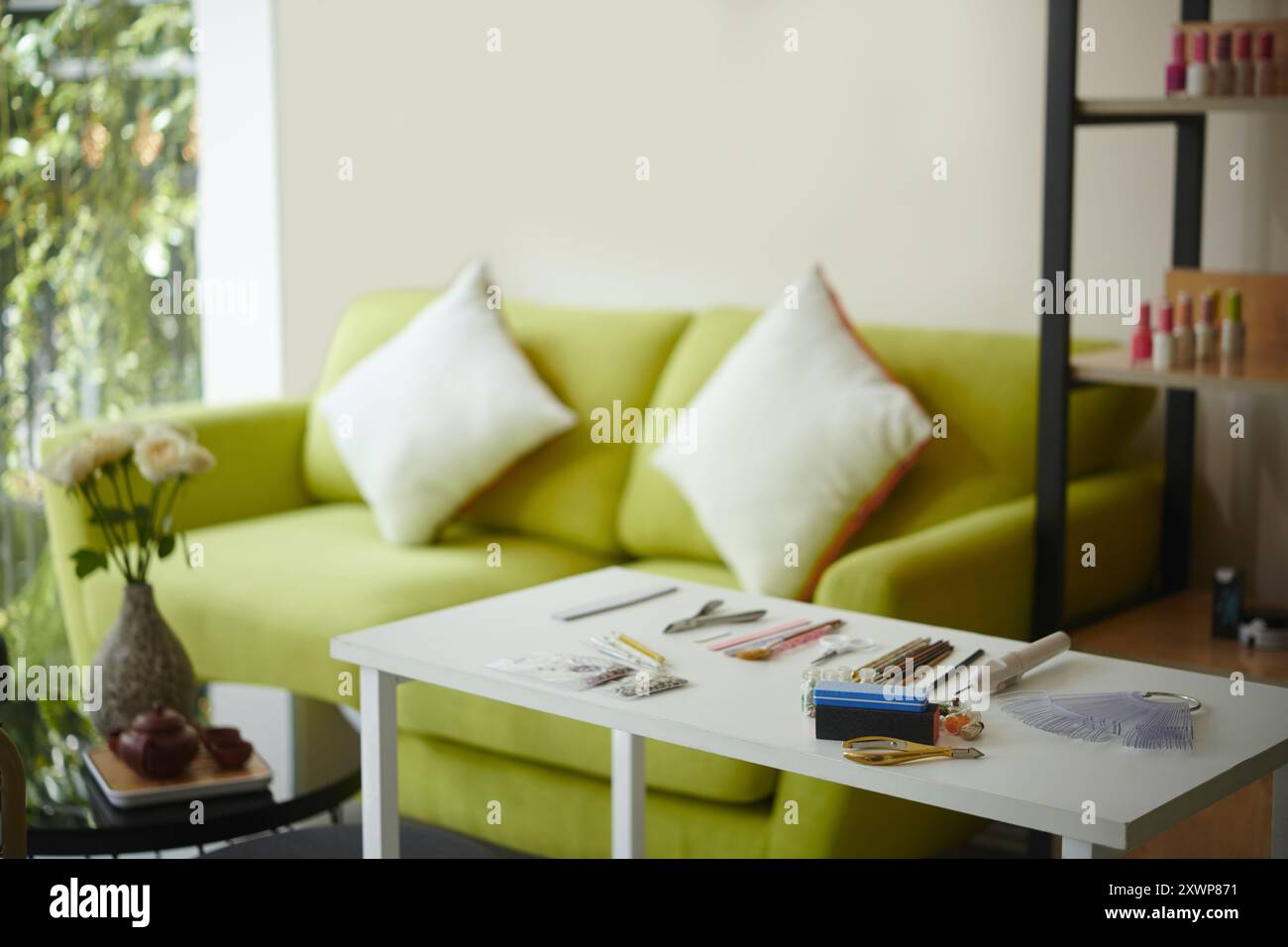 Manicure and pedicure furniture hi-res stock photography and images - Alamy