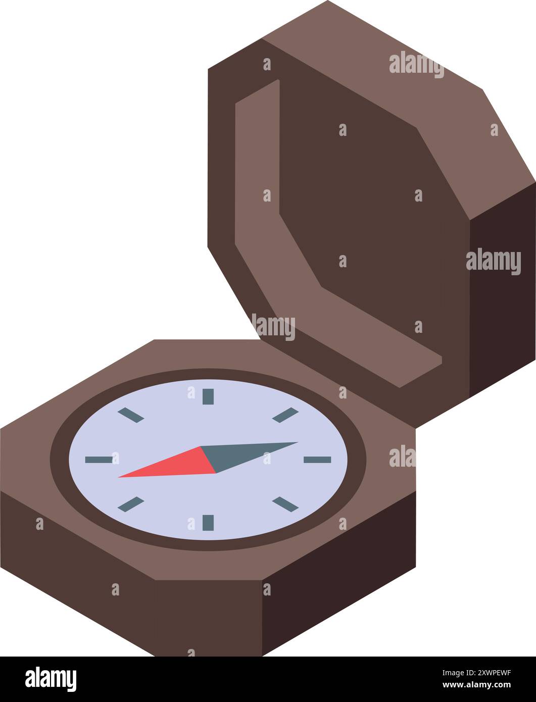Compass is showing north direction for navigation guiding Stock Vector ...