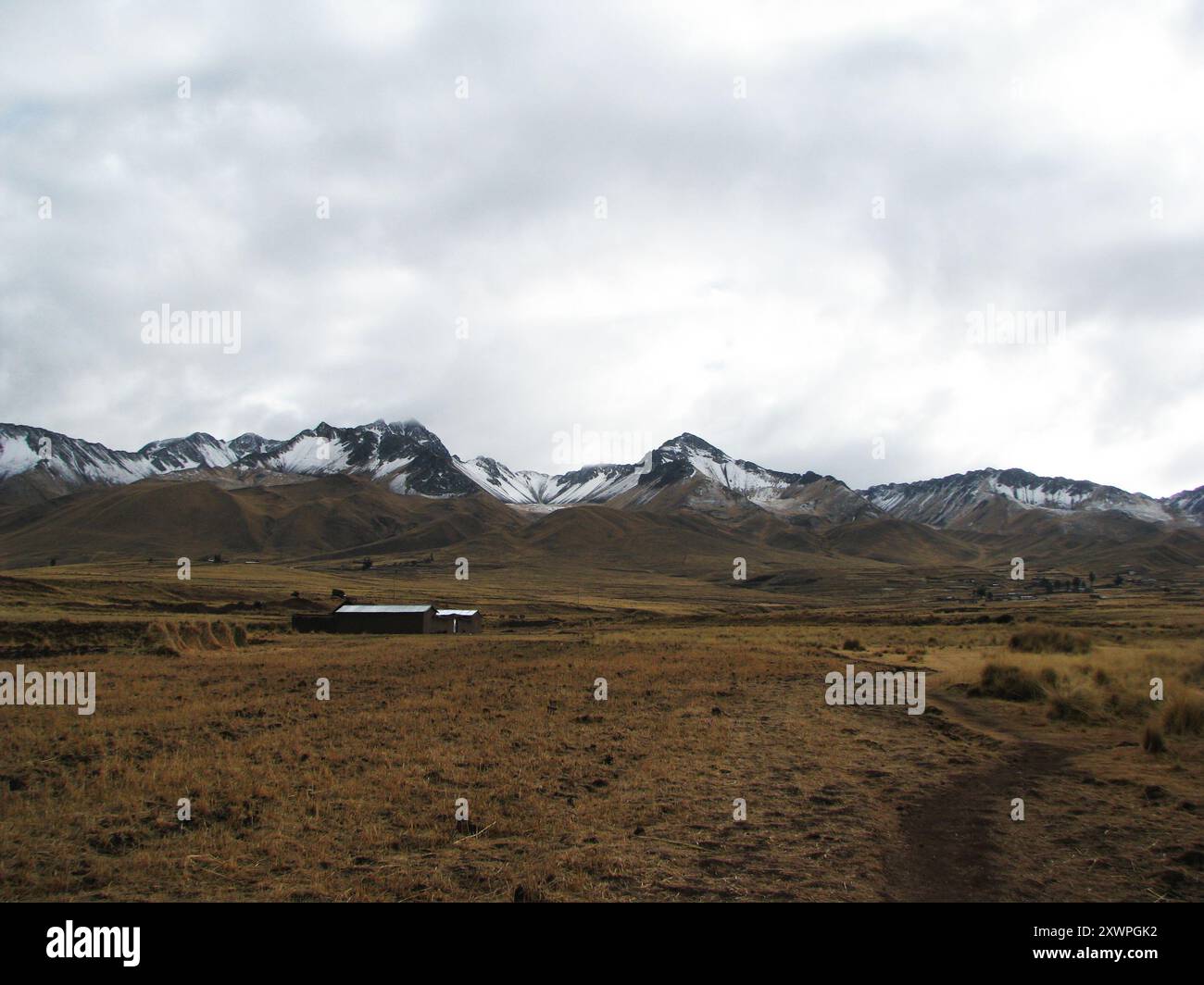 Peaks of La Raya mountain range near Layo, Peru Stock Photo - Alamy