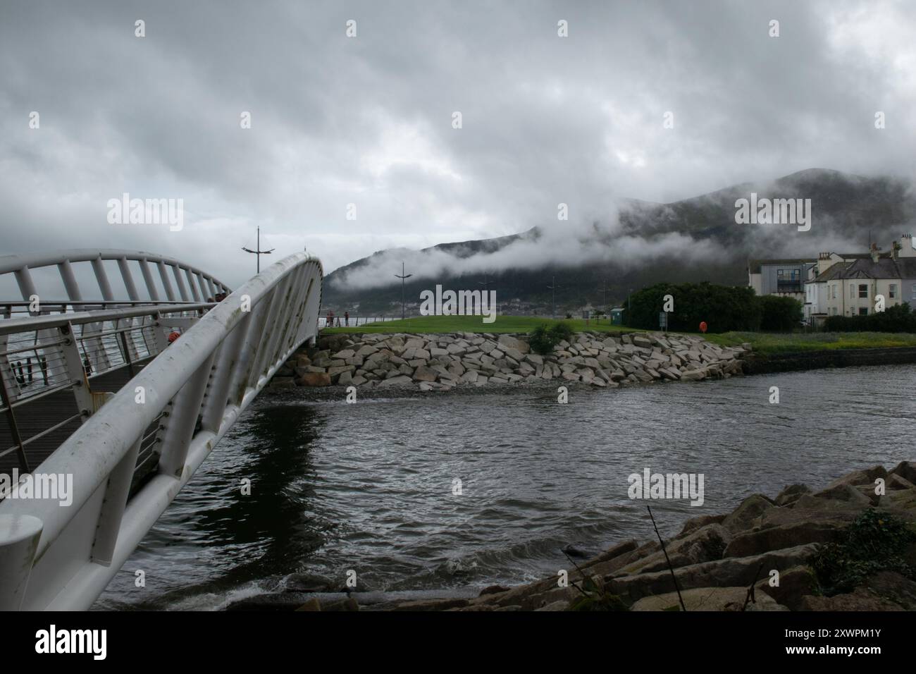 Bad Weather in Newcastle, County Down, Northern Ireland Stock Photo - Alamy