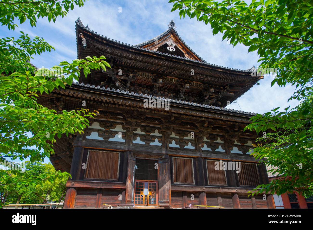 Kondo Main Hall in To-Ji Temple. To Ji Temple is a Shingon Buddhist ...