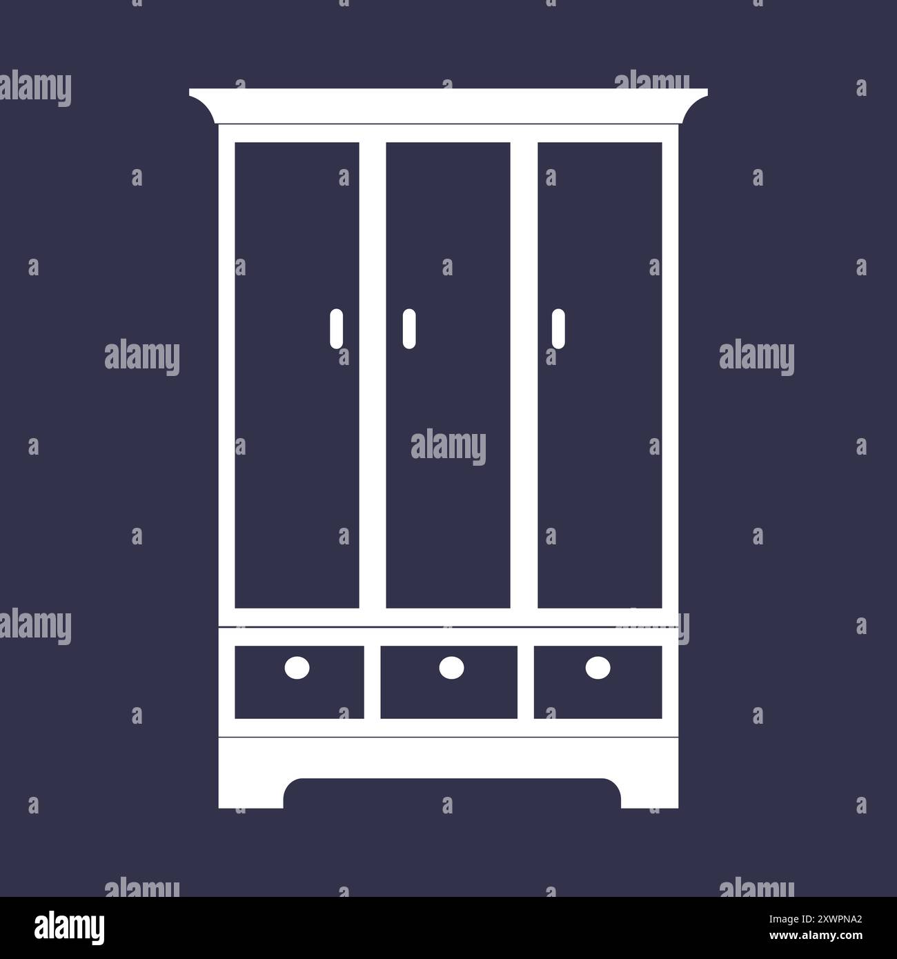 wardrobe icon vector illustration logo design Stock Vector Image & Art ...