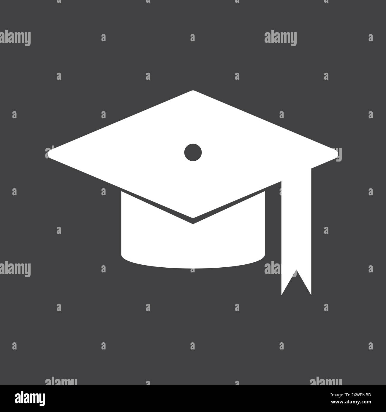 graduation hat icon vector illustration logo design Stock Vector Image ...