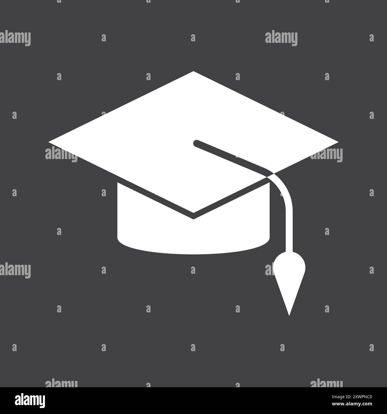 graduation hat icon vector illustration logo design Stock Vector Image & Art - Alamy