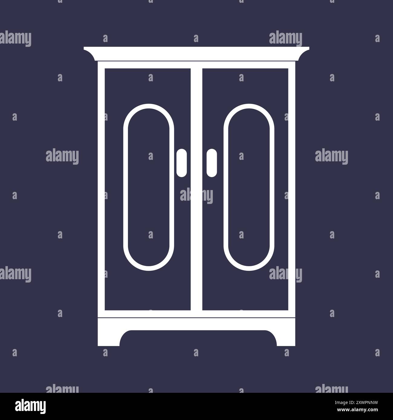 wardrobe icon vector illustration logo design Stock Vector Image & Art ...