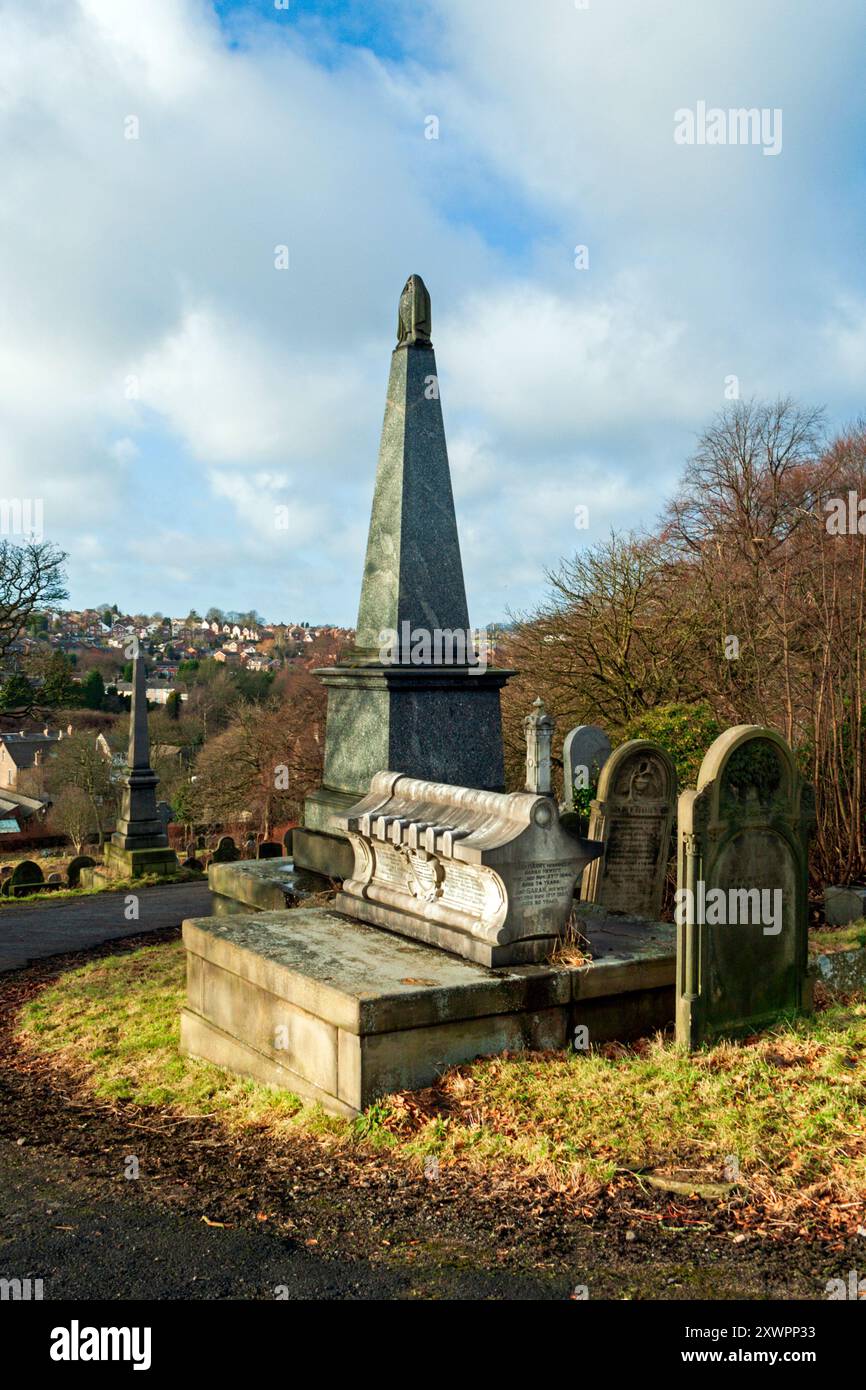 Victorian gravestones at Blackburn Cemetery Stock Photo - Alamy