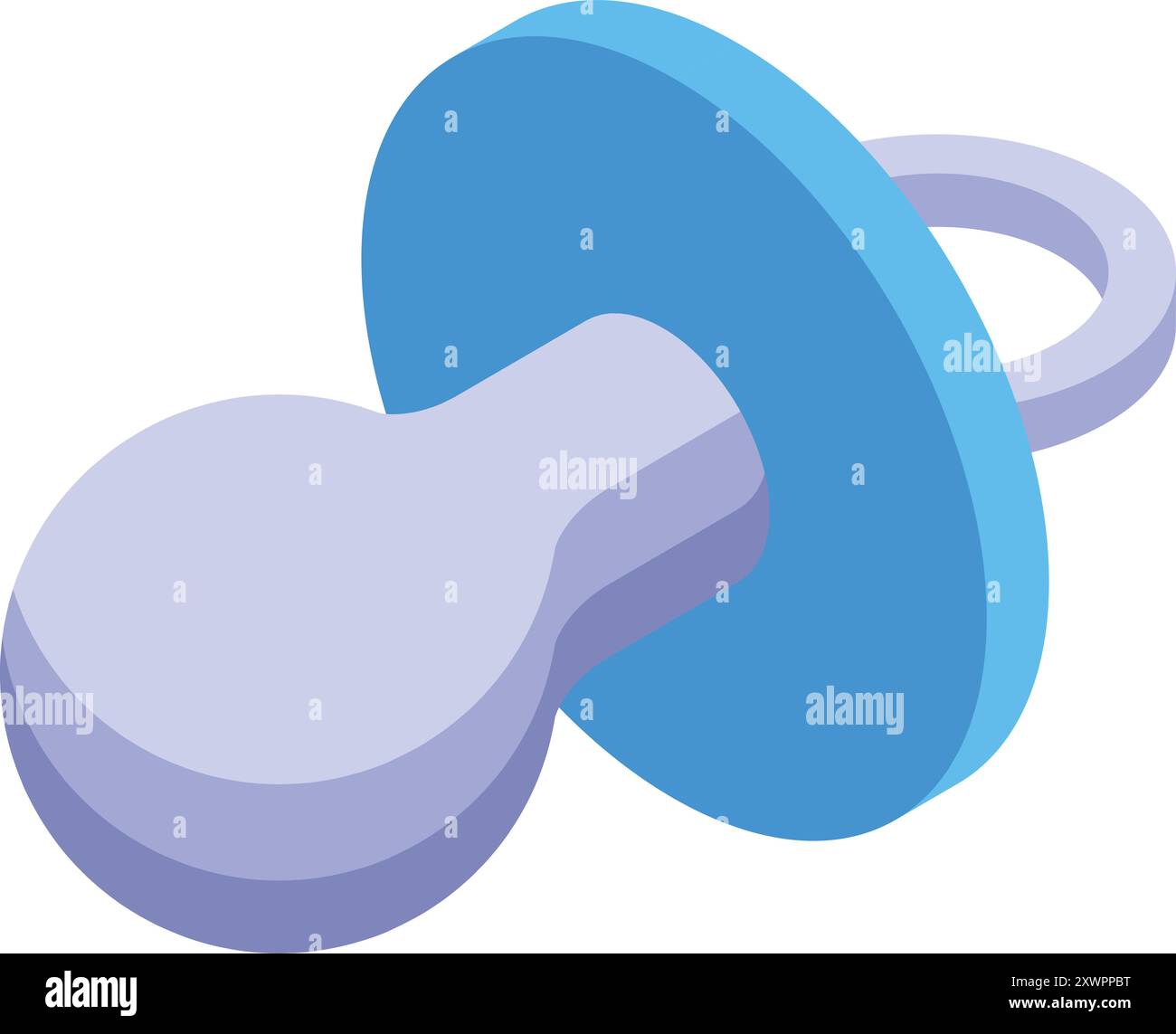 Toddler with a pacifier Stock Vector Images - Alamy