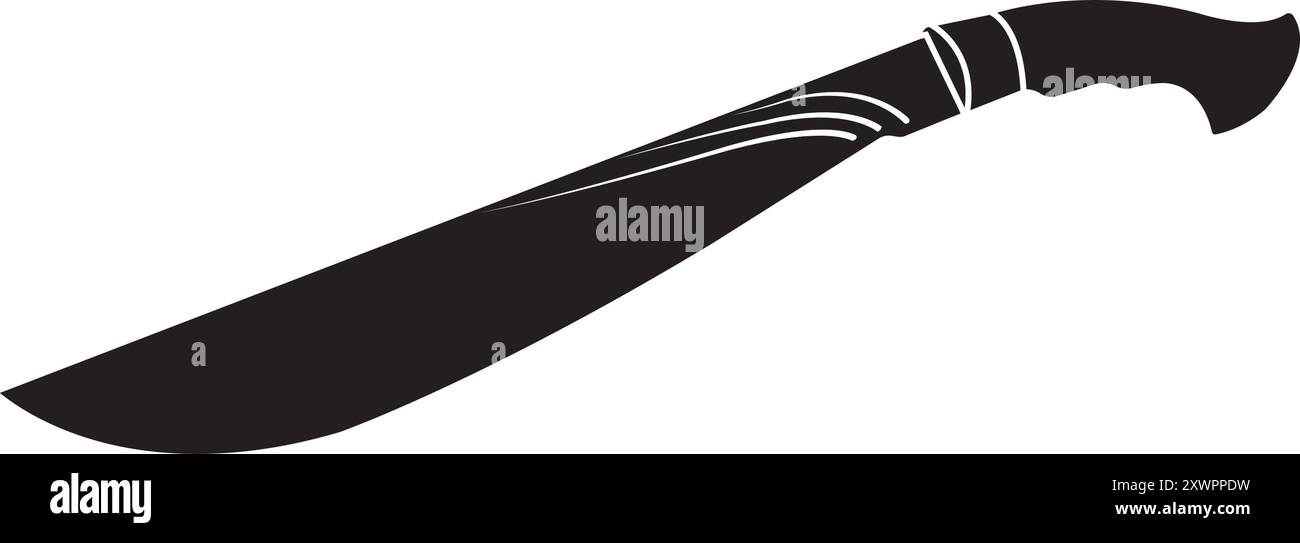 carved machete vector illustration symbol design Stock Vector Image ...