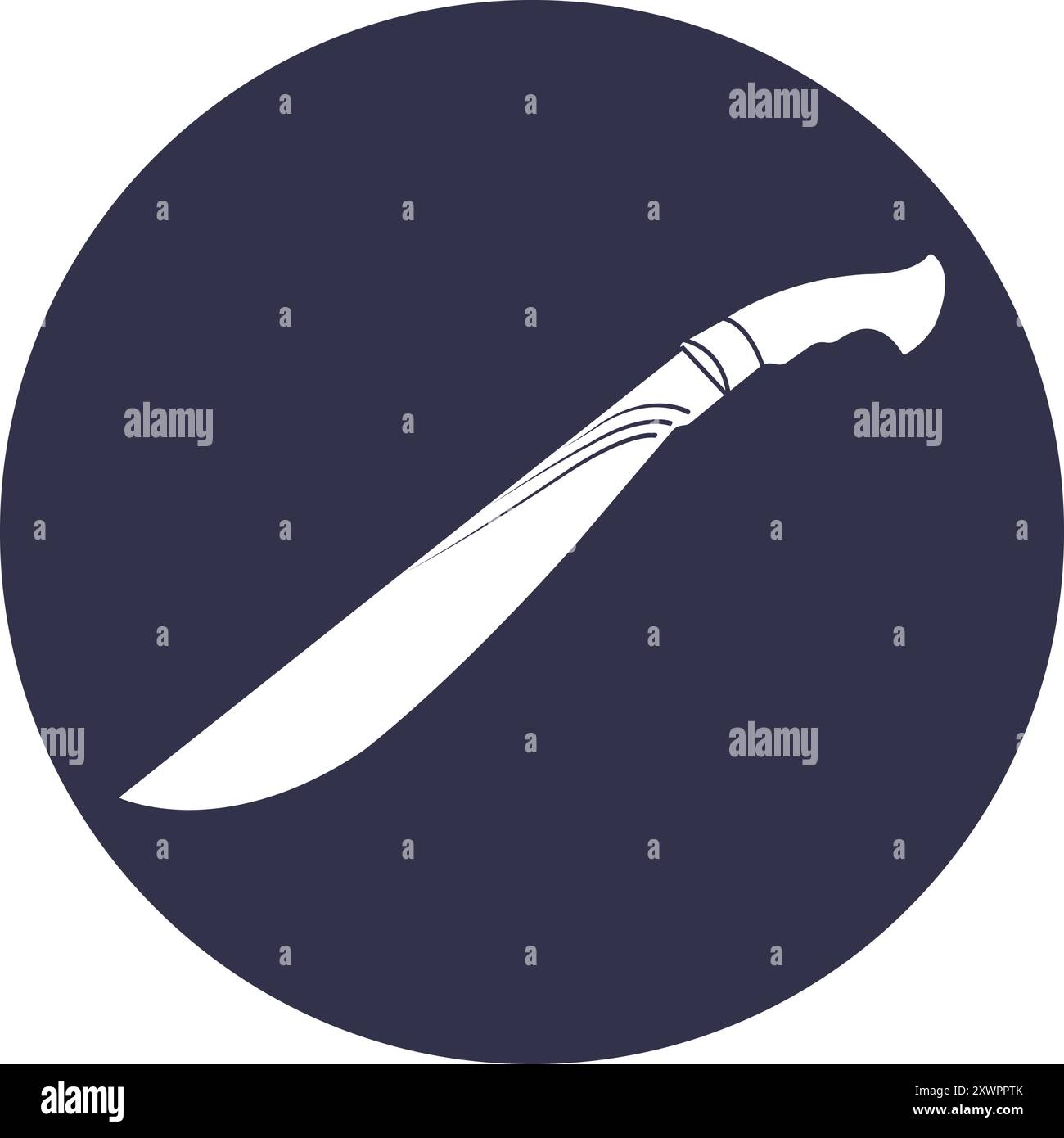 carved machete vector illustration symbol design Stock Vector Image ...