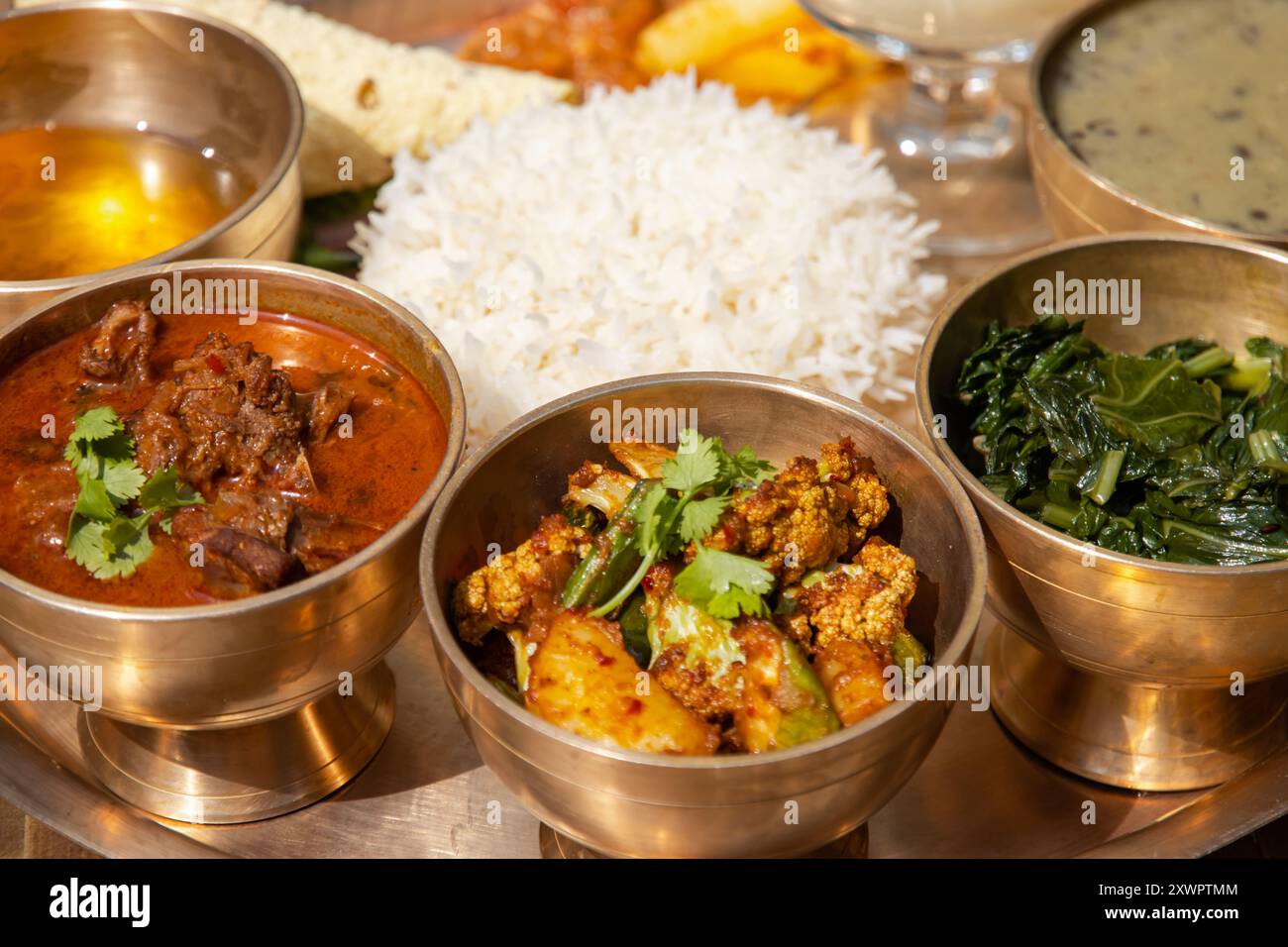 Nepalese tarkari curry hi-res stock photography and images - Alamy