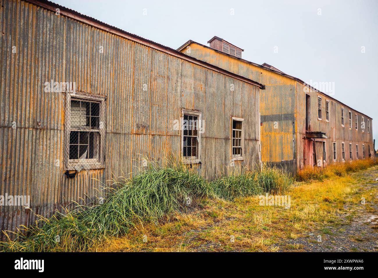 Abandoned Buildings on the way to Fire Land in San Gregorio, Chile ...