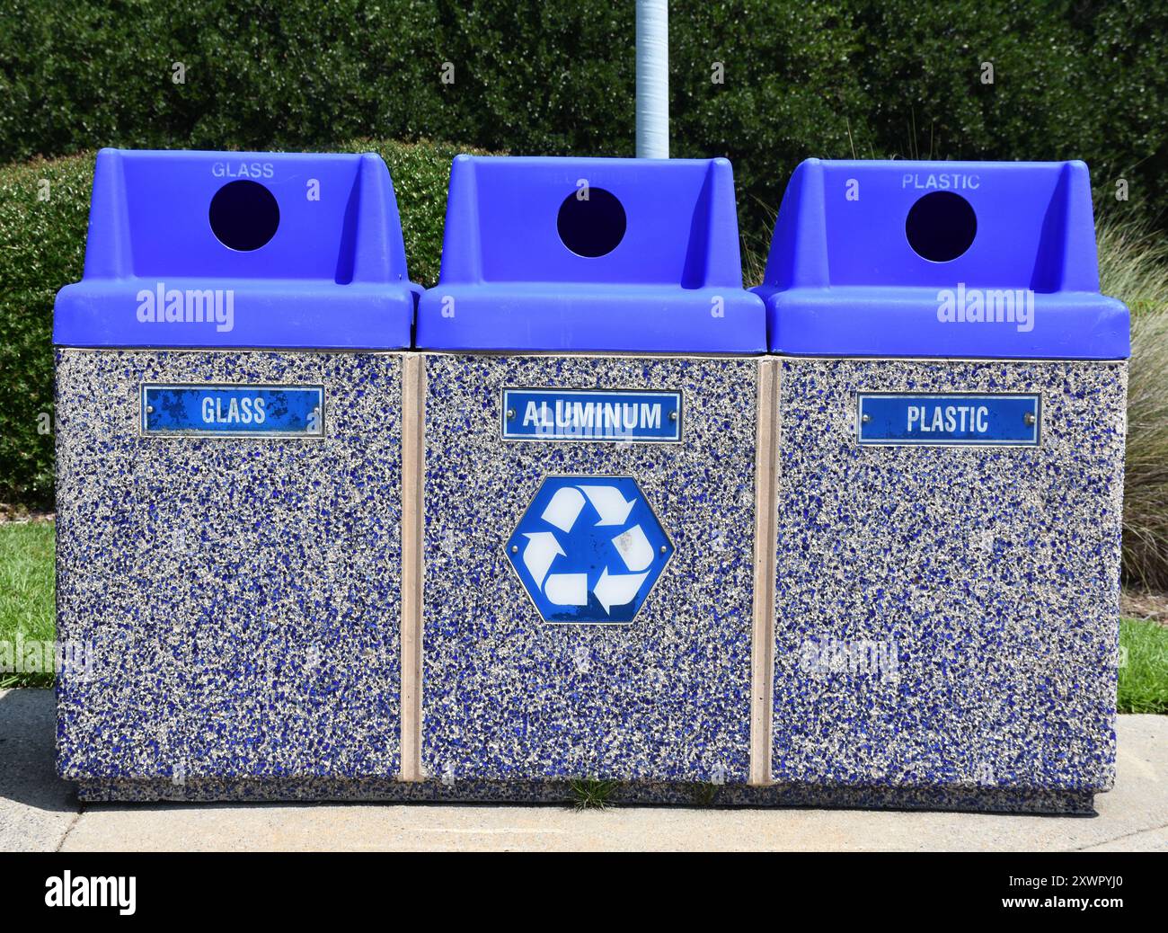 Recycling Bins at the Outer Banks Visitor Center in North Carolina ...