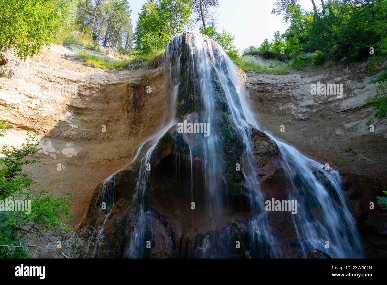 View of Smith Falls, near the Niobrara River, Smith Falls State Park ...