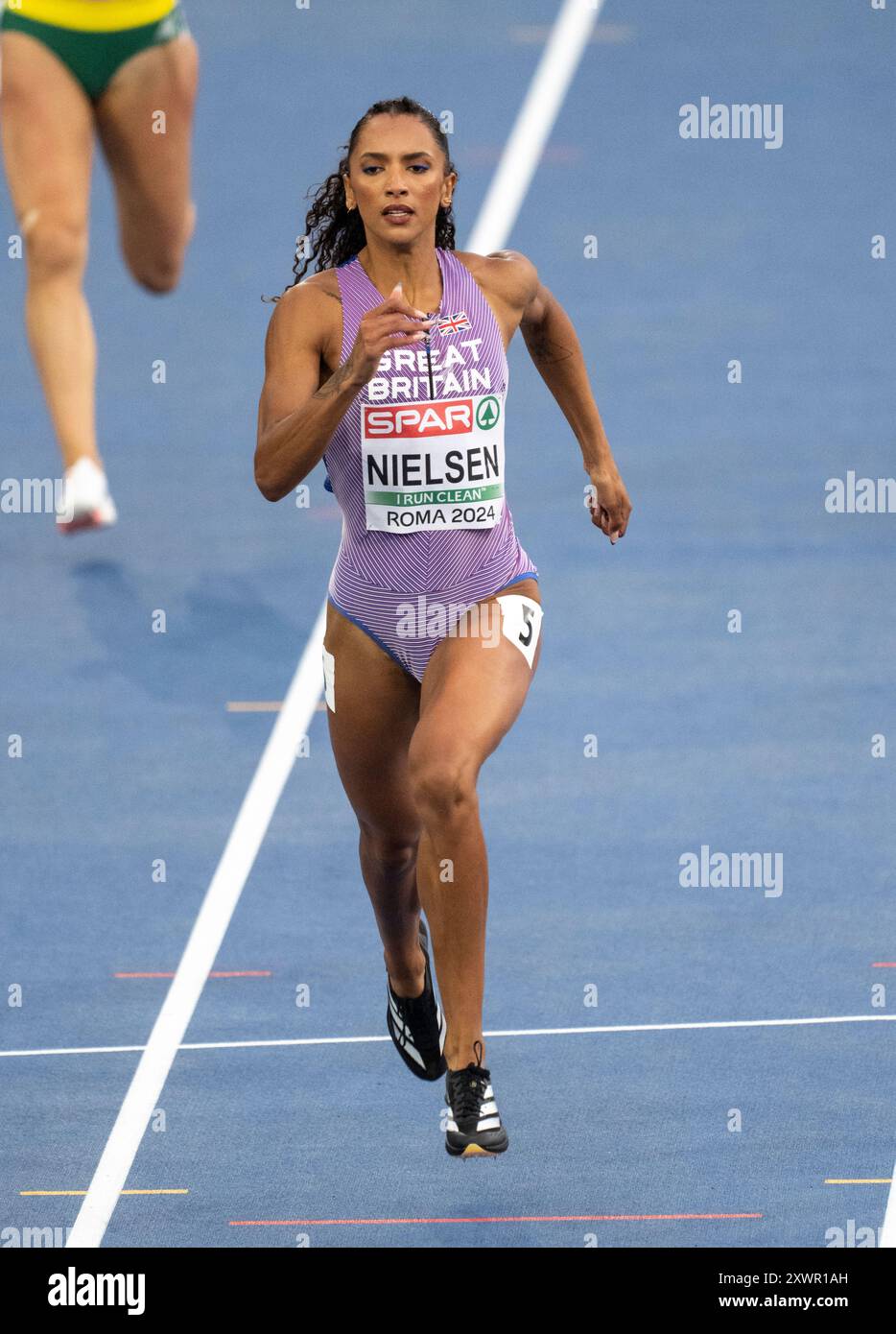 Laviai Nielsen of Great Britain competing in the women’s 400m semi ...