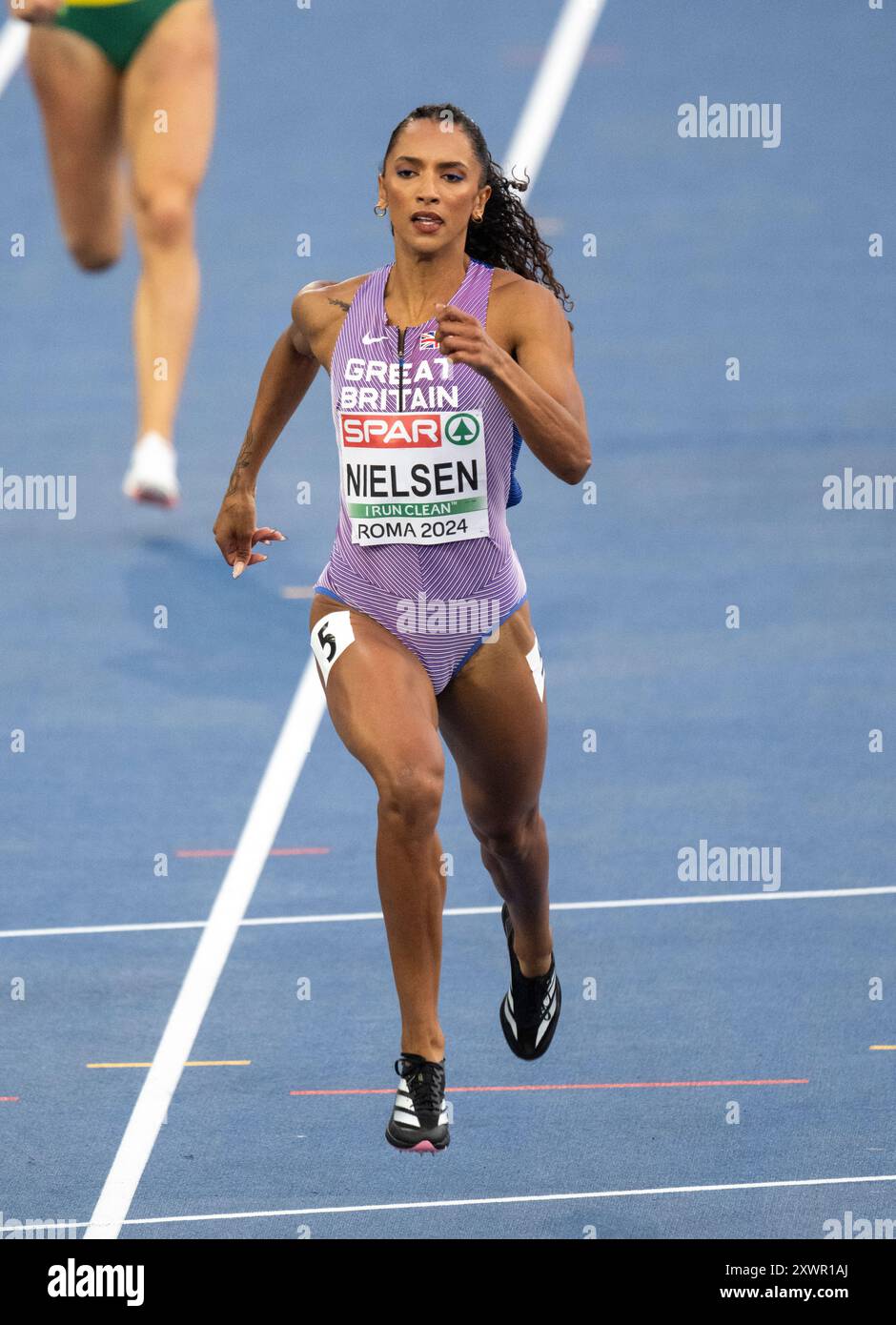 Laviai Nielsen of Great Britain competing in the women’s 400m semi ...