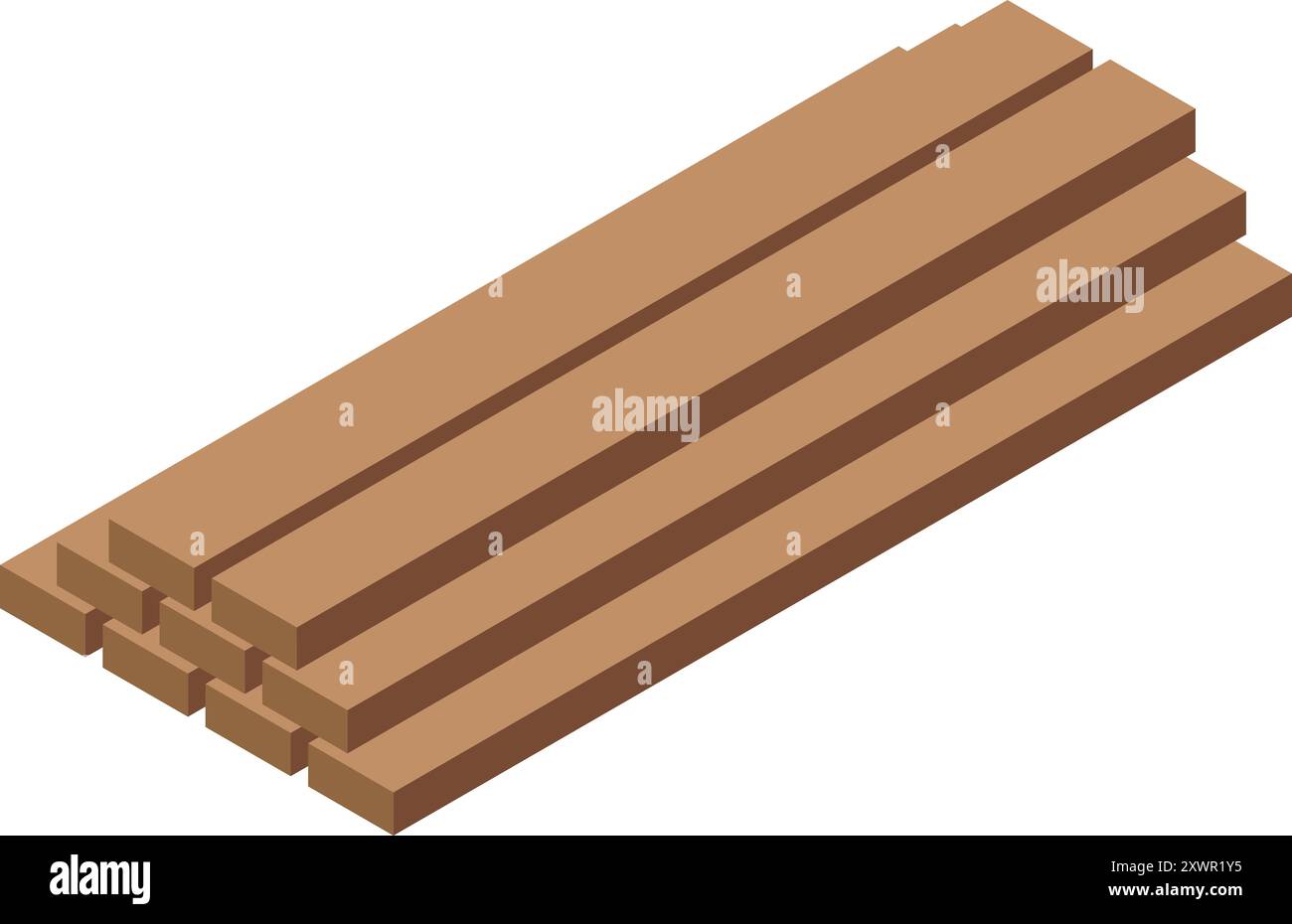 Wood lumber building site Stock Vector Images - Alamy