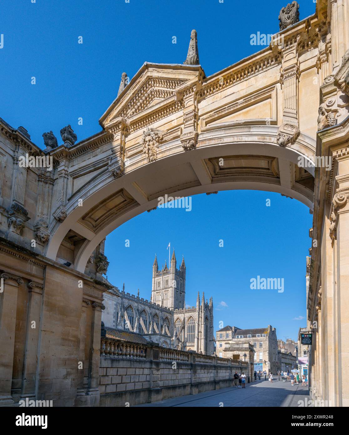 Bath Abbey from York Street Bath, Somerset, England, UK Stock Photo - Alamy
