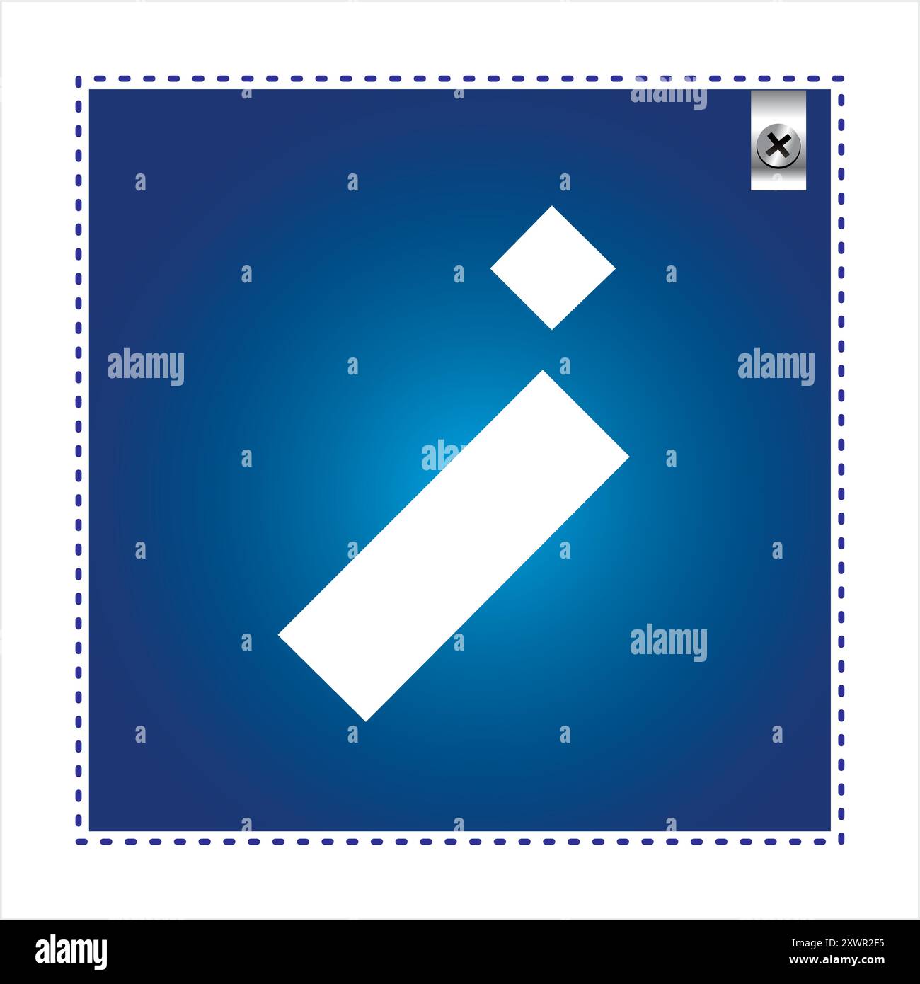 Arabic Kufic Typography A-Z Blue and Silver Alphabet Set with long ...