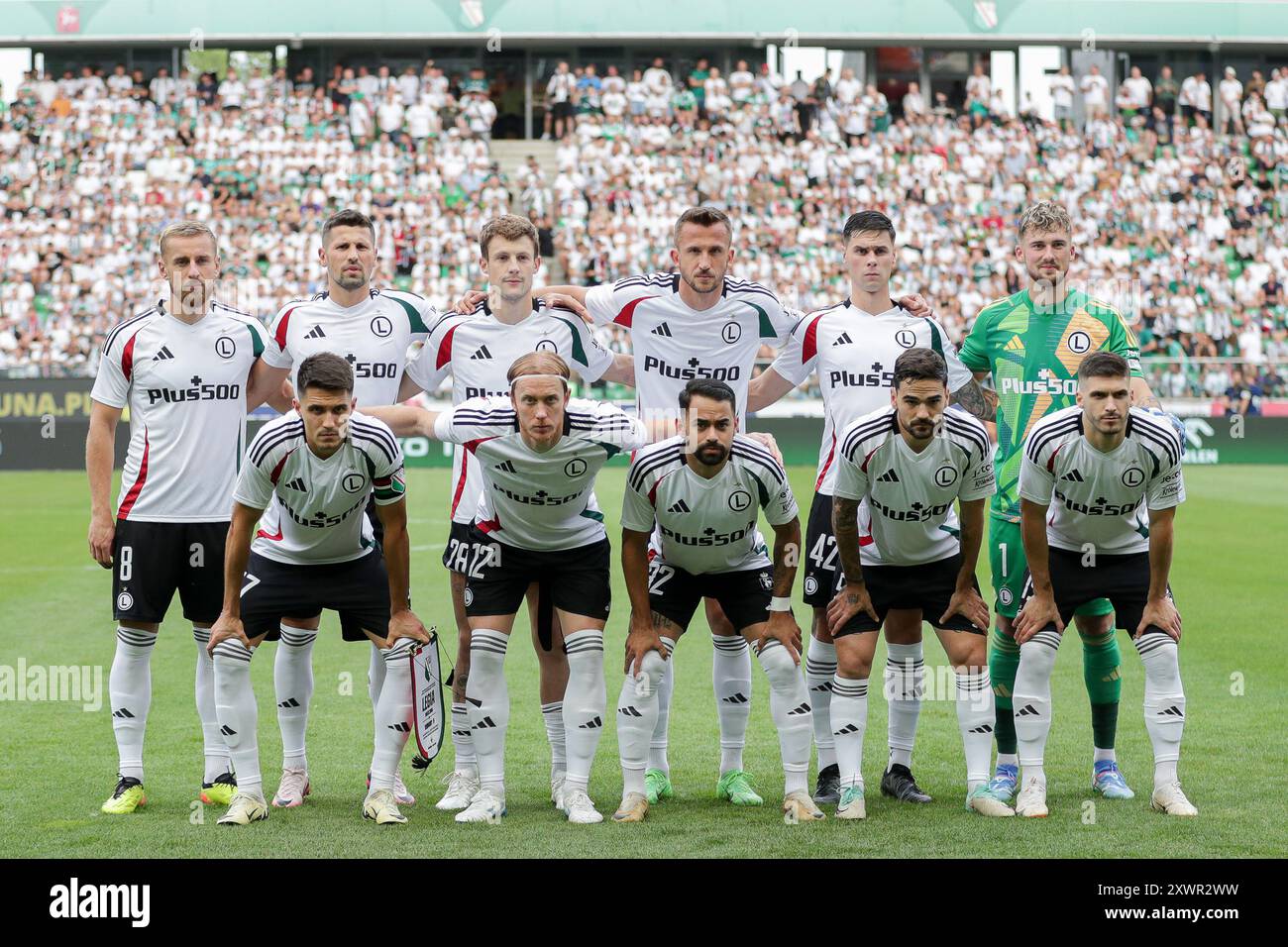 Team of Legia Warszawa seen during the UEFA Conference League 2024/2025 ...