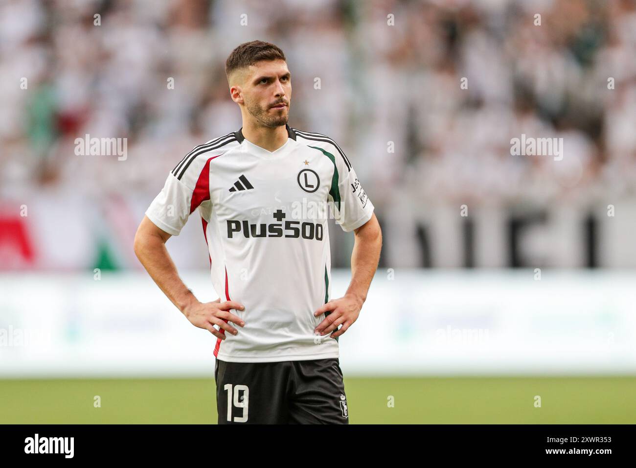 Ruben Vinagre of Legia Warszawa seen in action during the UEFA ...