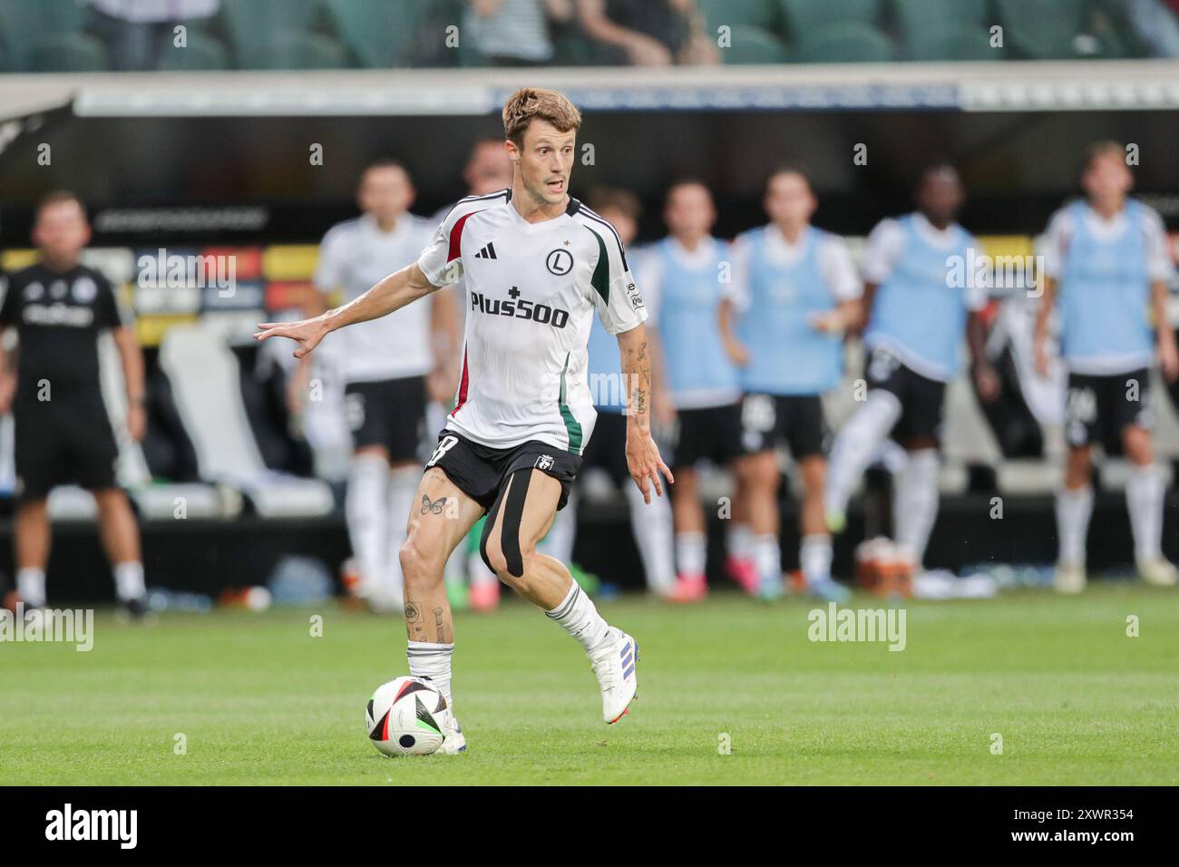 Marc Gual of Legia Warszawa in action during the UEFA Conference League ...