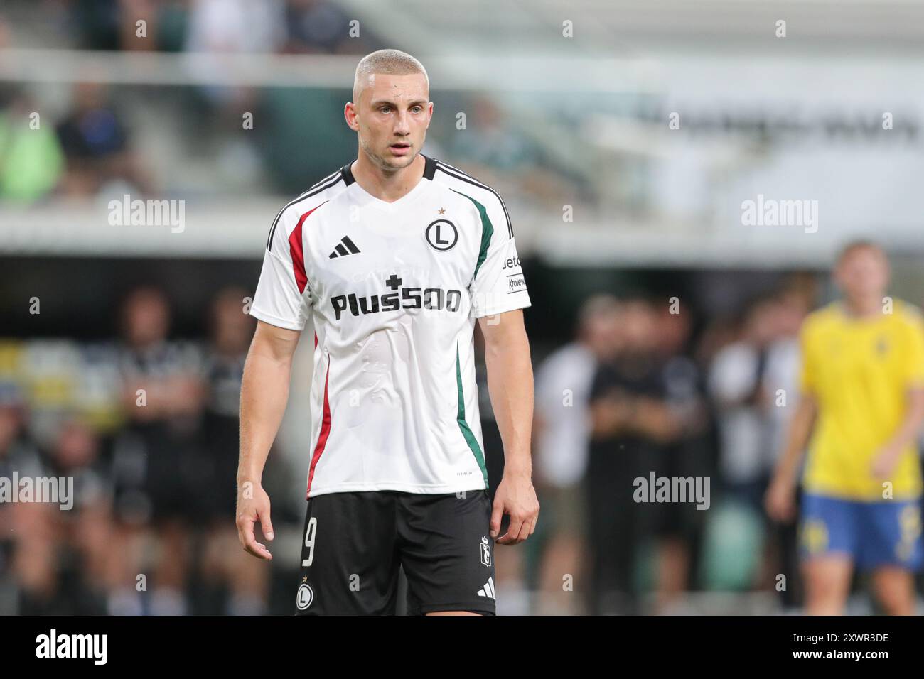 Blaz Kramer of Legia Warszawa seen during the UEFA Conference League ...