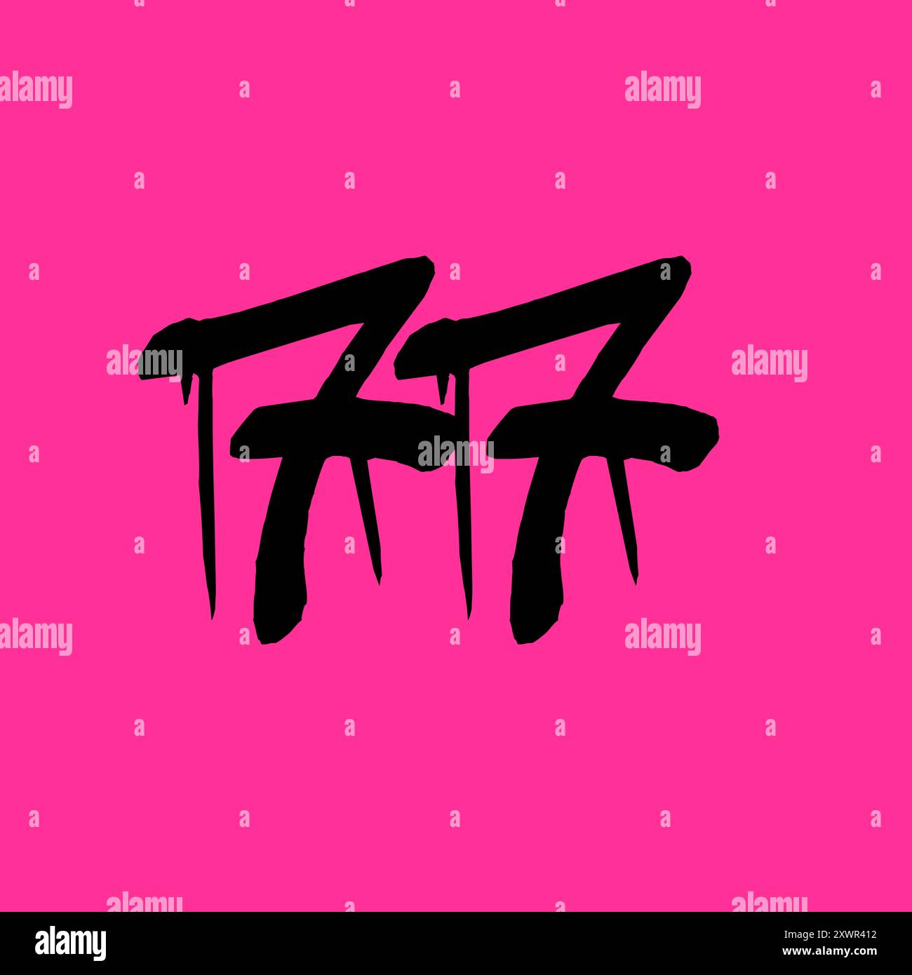 number signs with extraordinary styles and letter shapes with beautiful ...