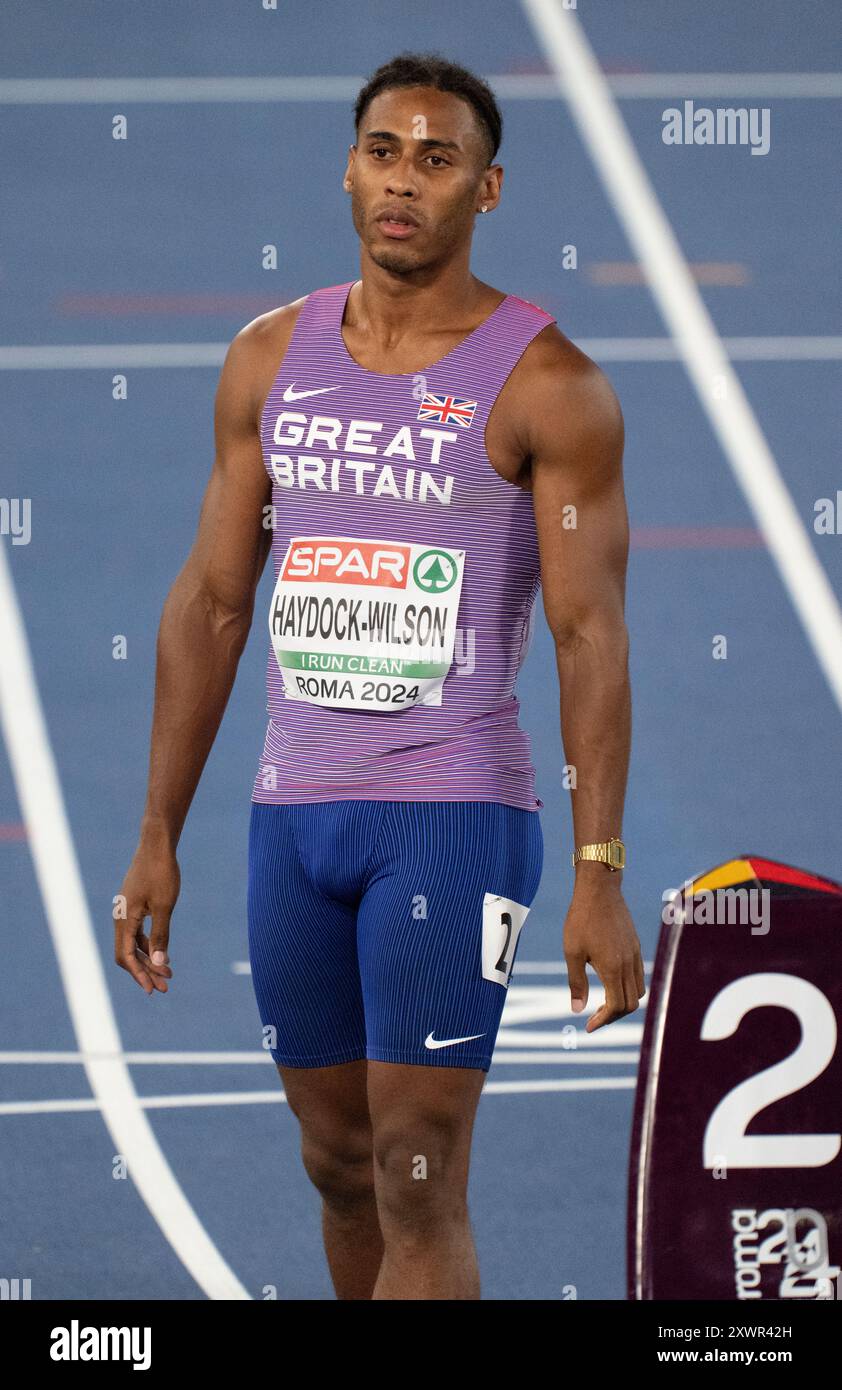 Alex Haydock-Wilson of Great Britain competing in the men’s 400m semi ...