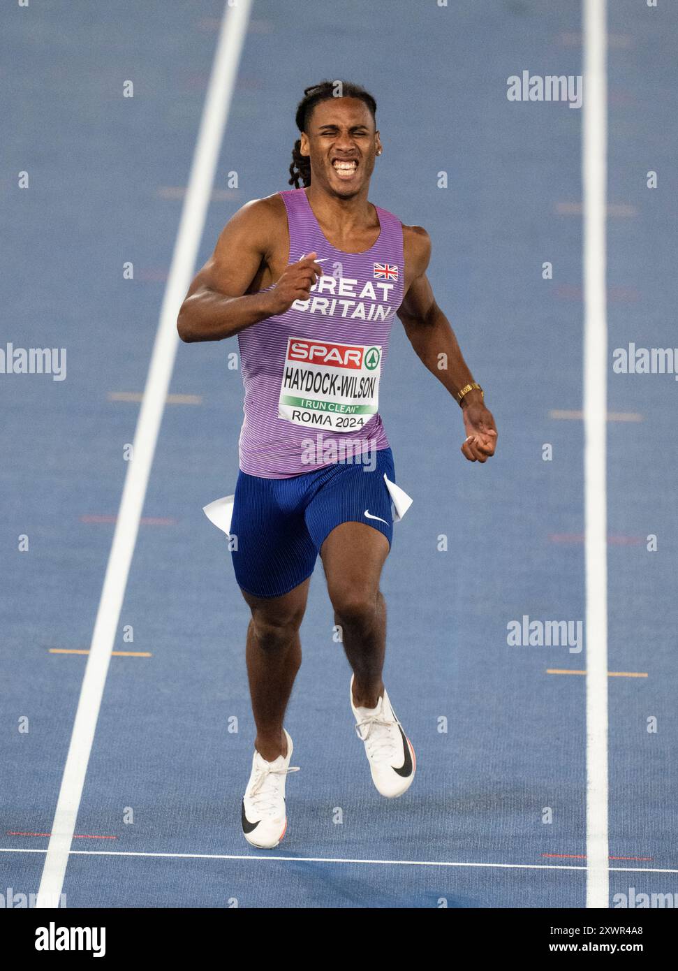 Alex Haydock-Wilson of Great Britain competing in the men’s 400m semi ...