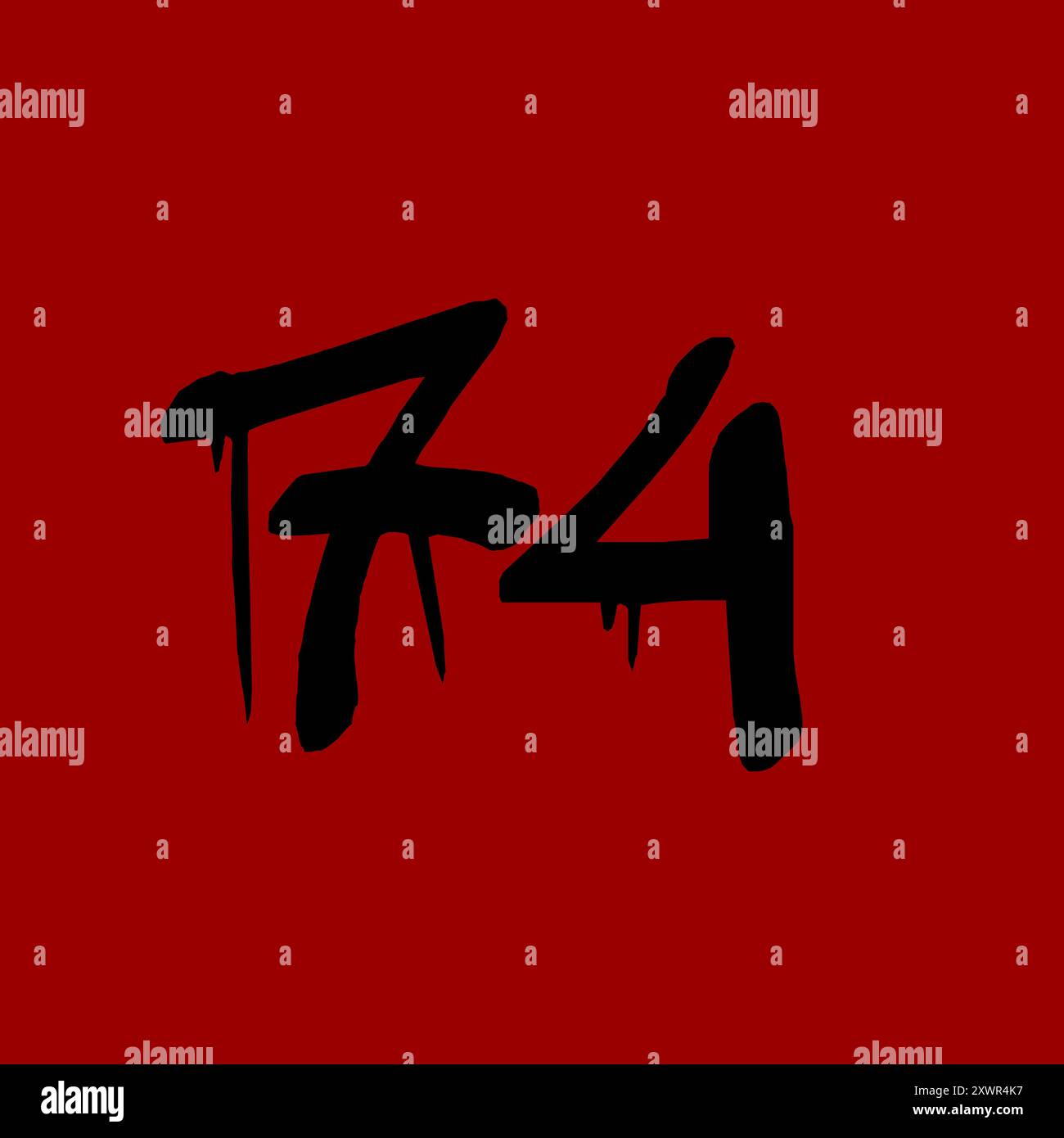 number signs with extraordinary styles and letter shapes with beautiful ...