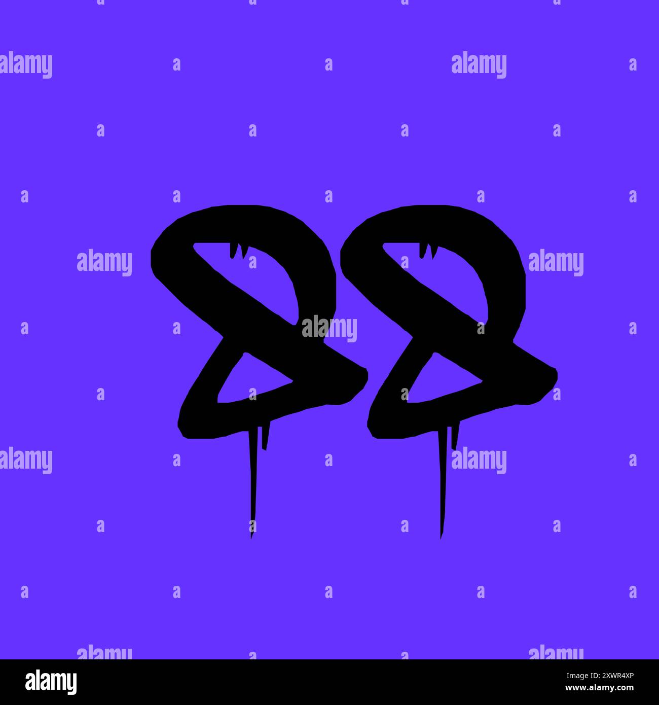 number signs with extraordinary styles and letter shapes with beautiful ...