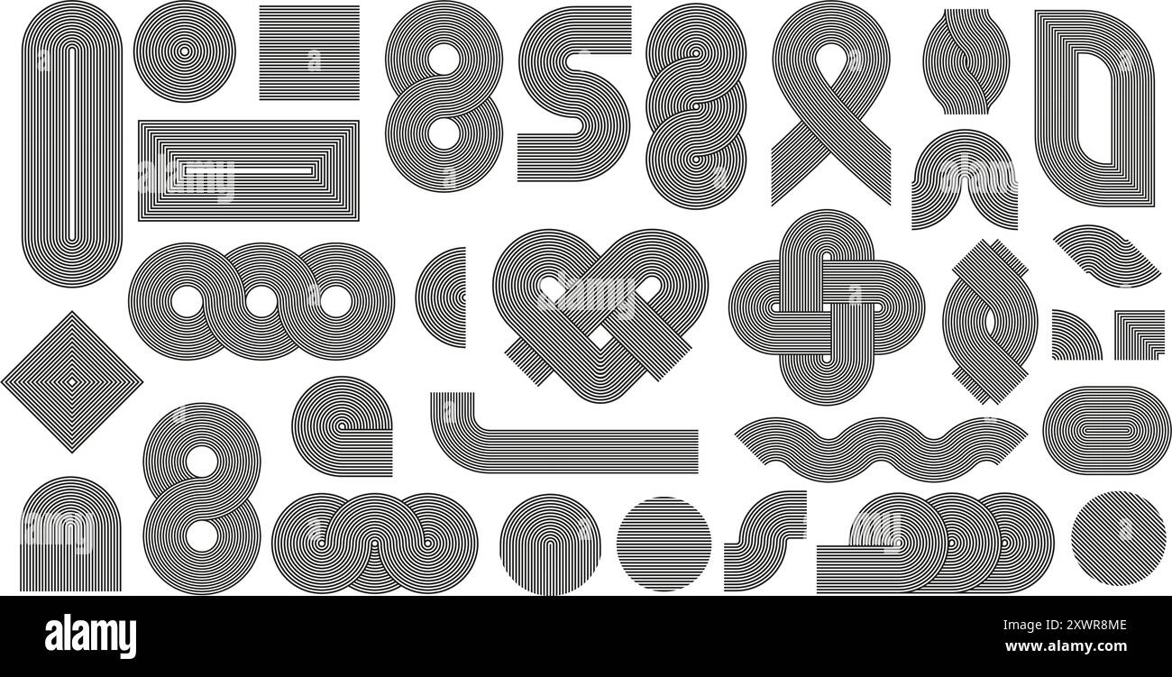 Magnetic stripes Stock Vector Images - Alamy