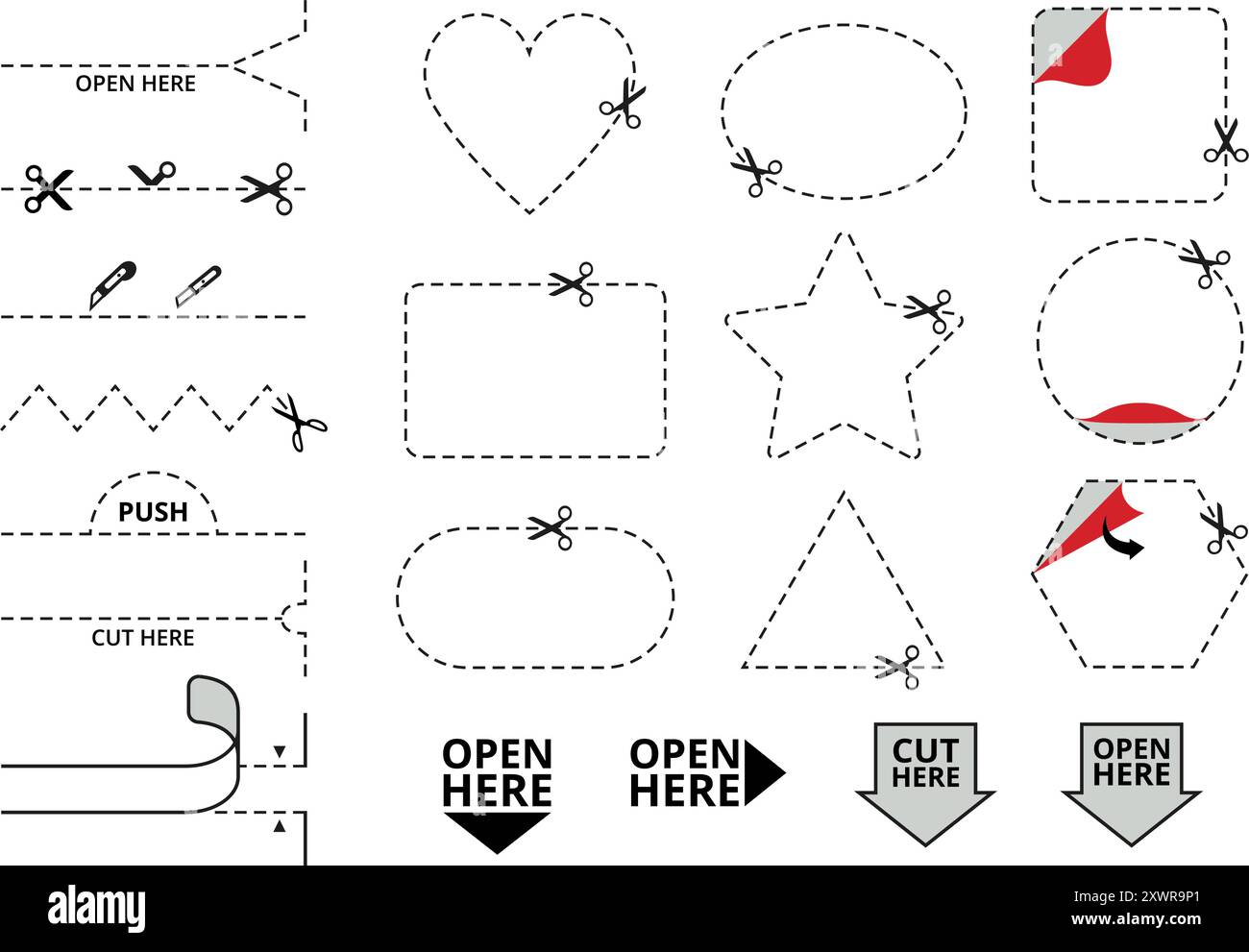 Cut labels hi-res stock photography and images - Alamy