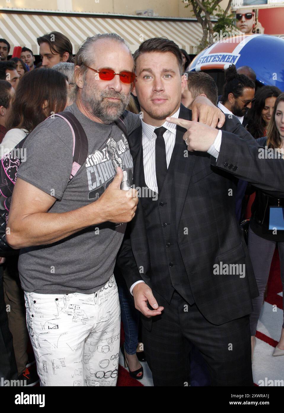 Peter Stormare and Channing Tatum at the Los Angeles premiere of "22 ...