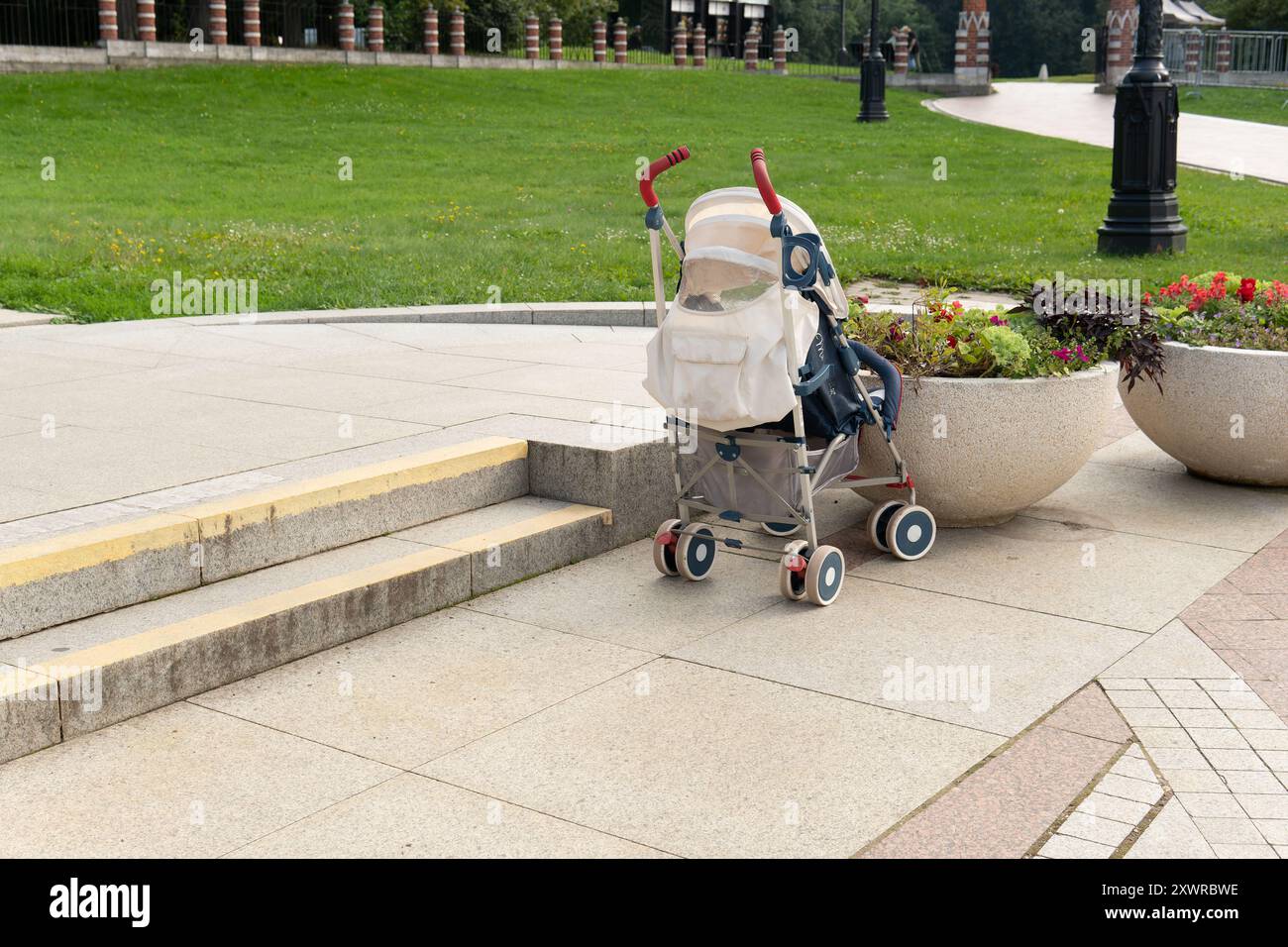 kid young park child people female buggy lifestyle carriage baby ...