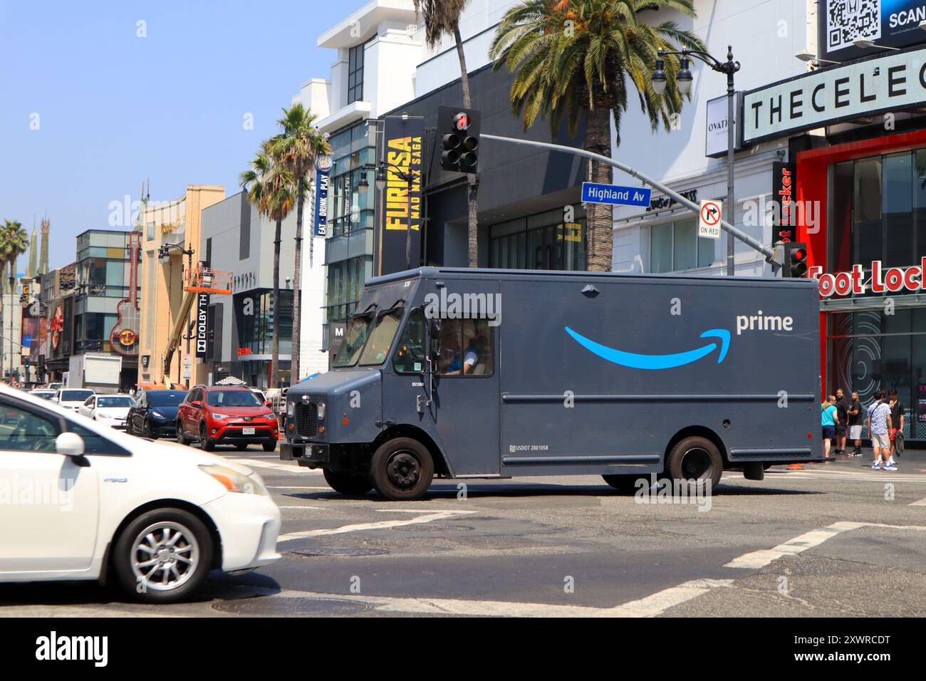 Amazon sign on van hi-res stock photography and images - Alamy