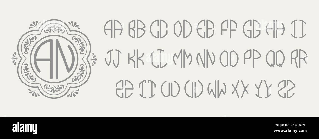 Ornate capital letters hi-res stock photography and images - Alamy